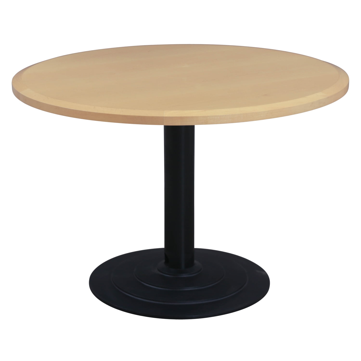 Steelcase Used 54 Inch Round Wood Veneer Table, Maple - National Office ...