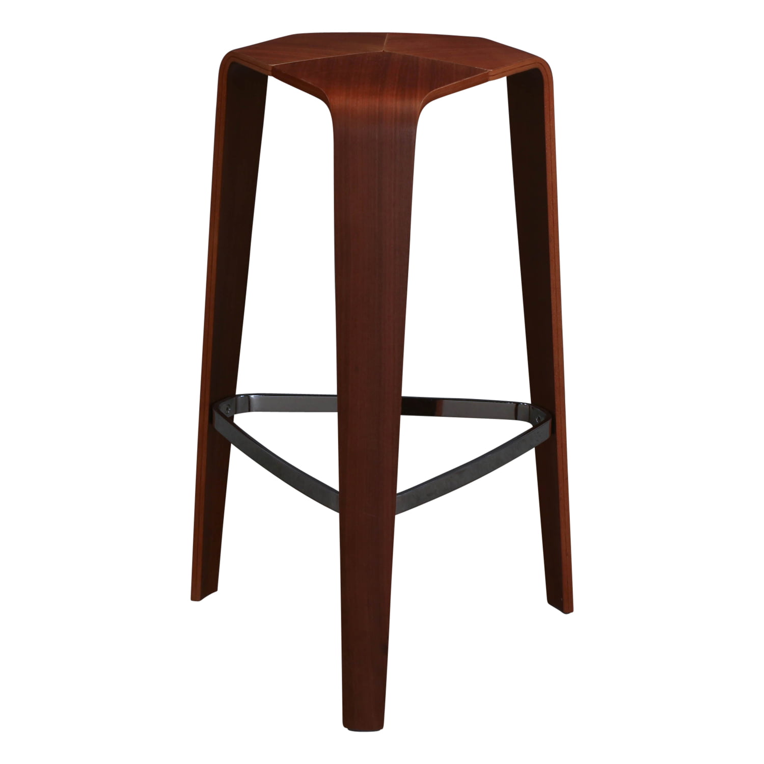 Davis Used Wood Veneer Stool, Walnut - National Office Interiors and ...