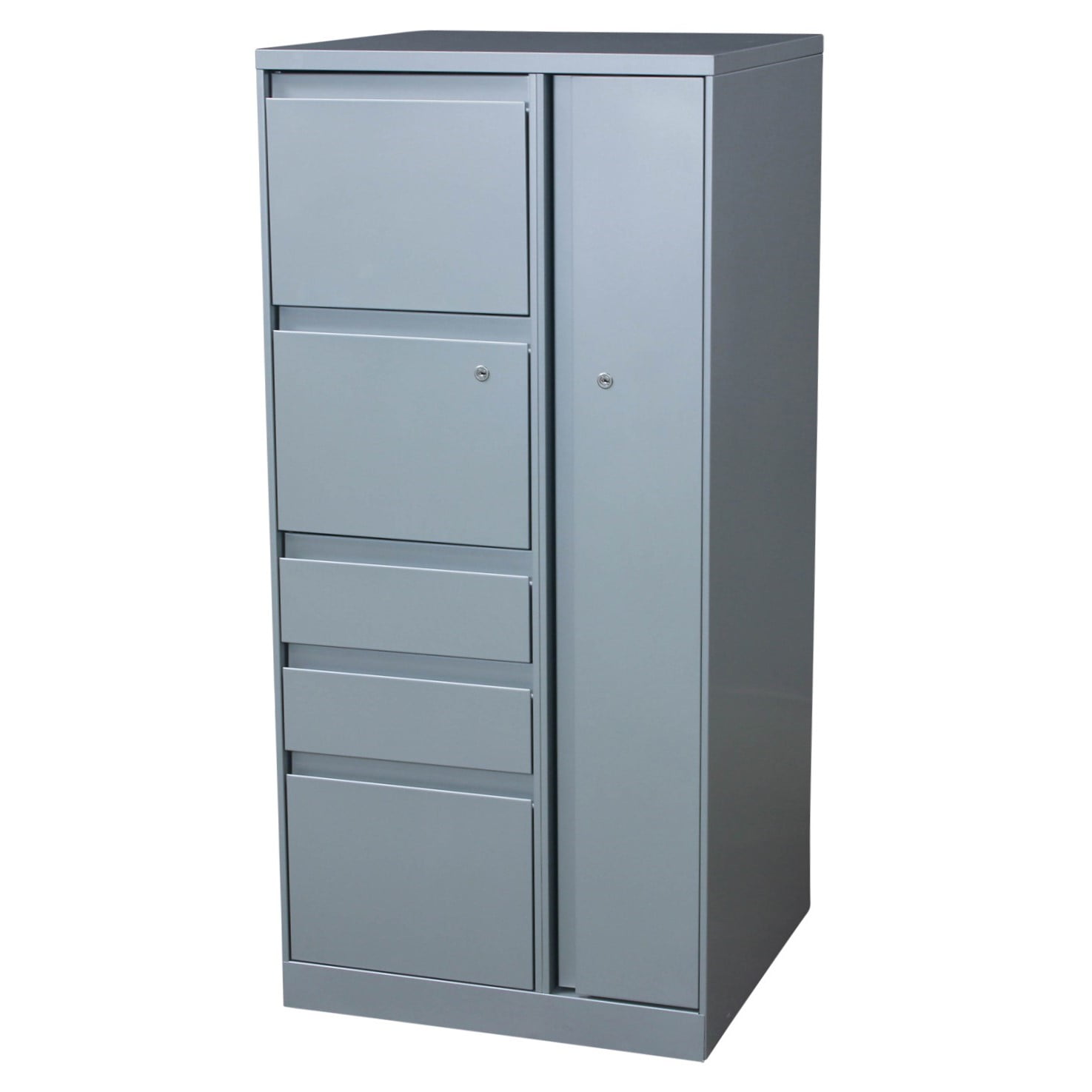 Steelcase Answer Used Storage Tower Right, Silver - National Office ...