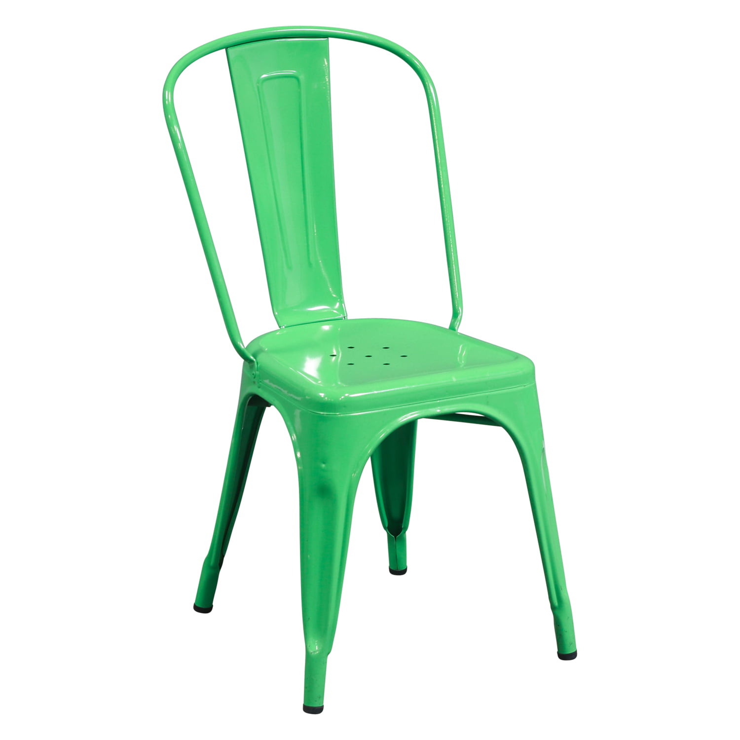 Tolix Used Metal Stack Chair by Xavier Pauchard, Green - National ...