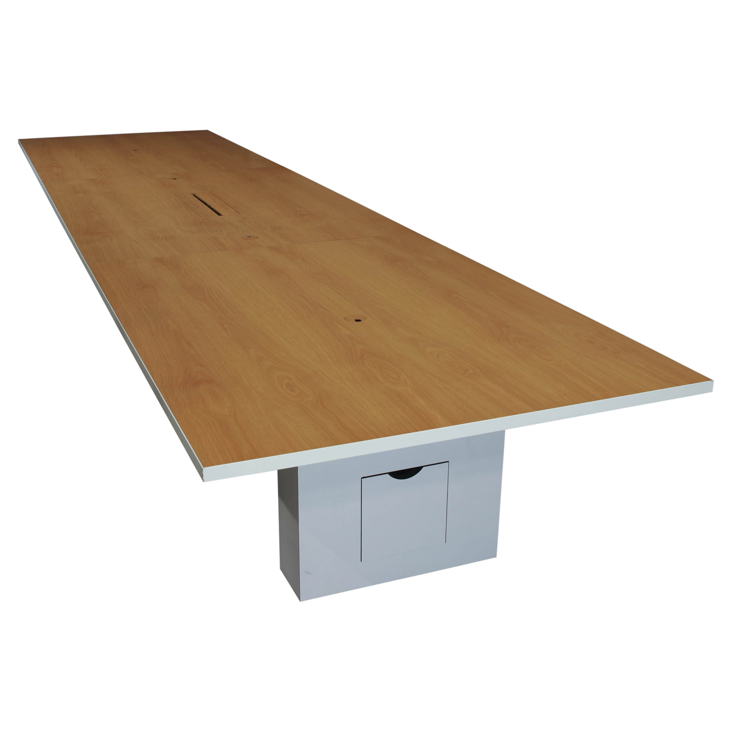 Wood Tech 20 Foot Used Laminate Conference Table, Light Cherry and ...