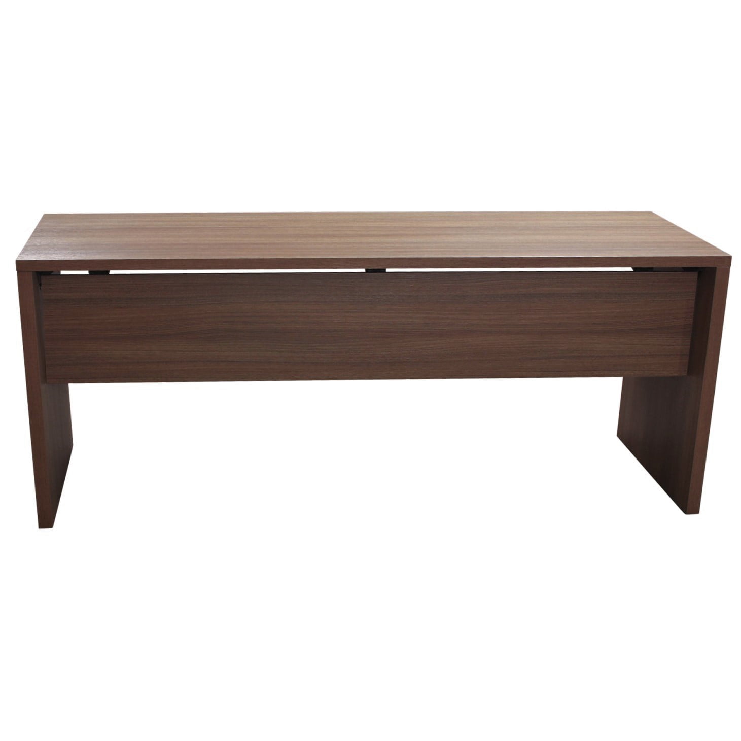 Haworth 24x72 Used Table Desk with Modesty Panel, Walnut - National ...