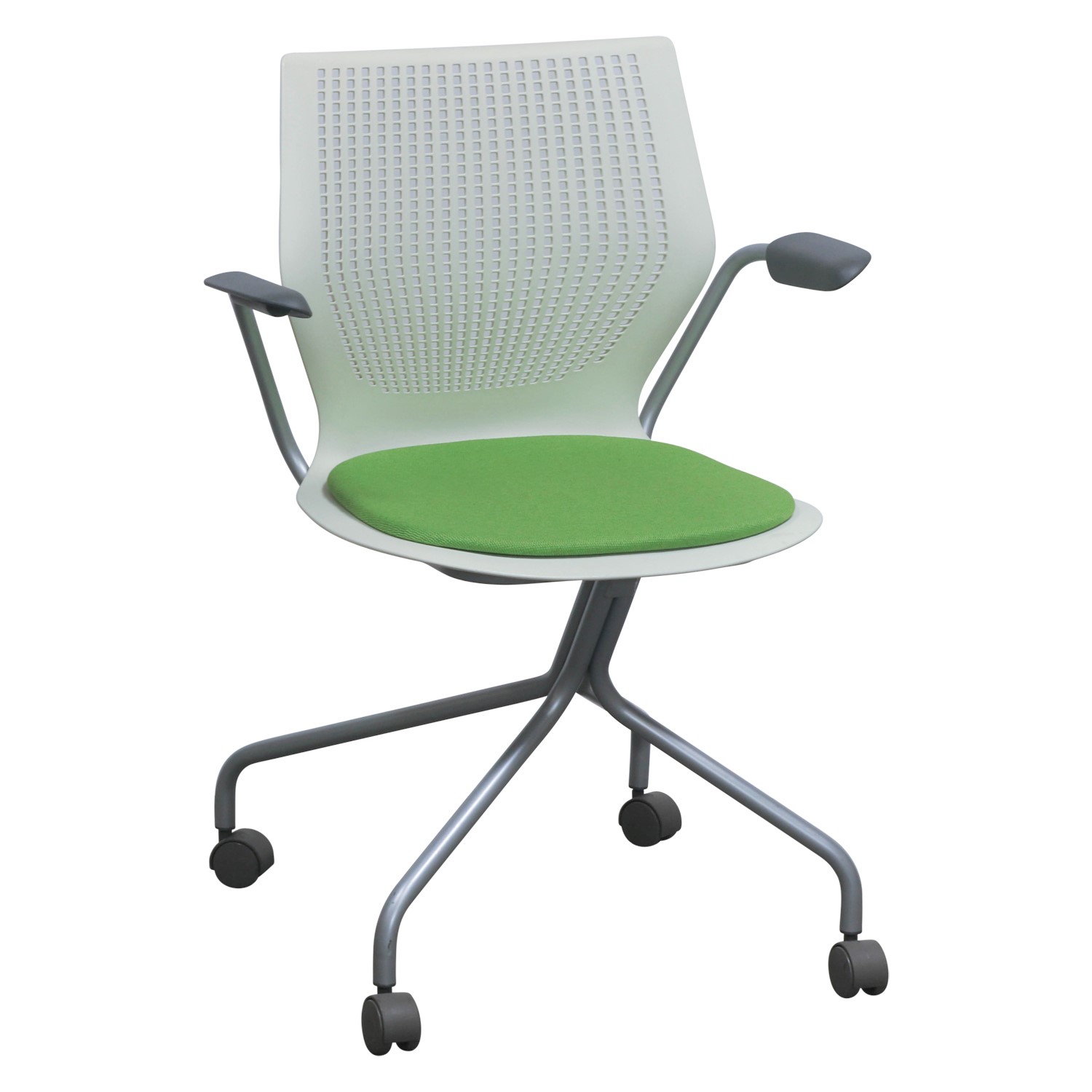 Knoll Used MultiGeneration Mobile Chair, Green and White - National ...