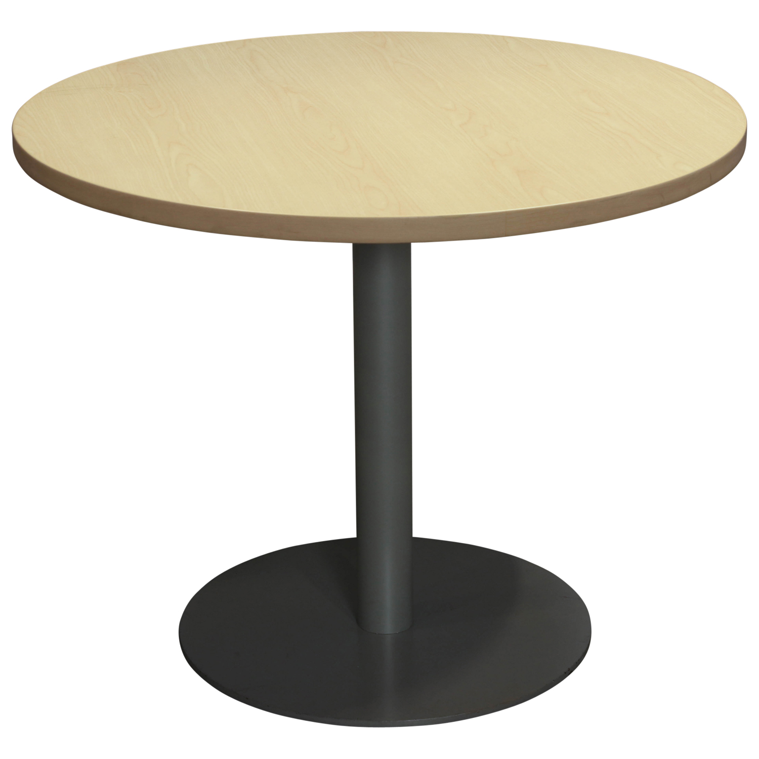 Haworth Used Round 36 Inch Laminate Table, Maple - National Office ...