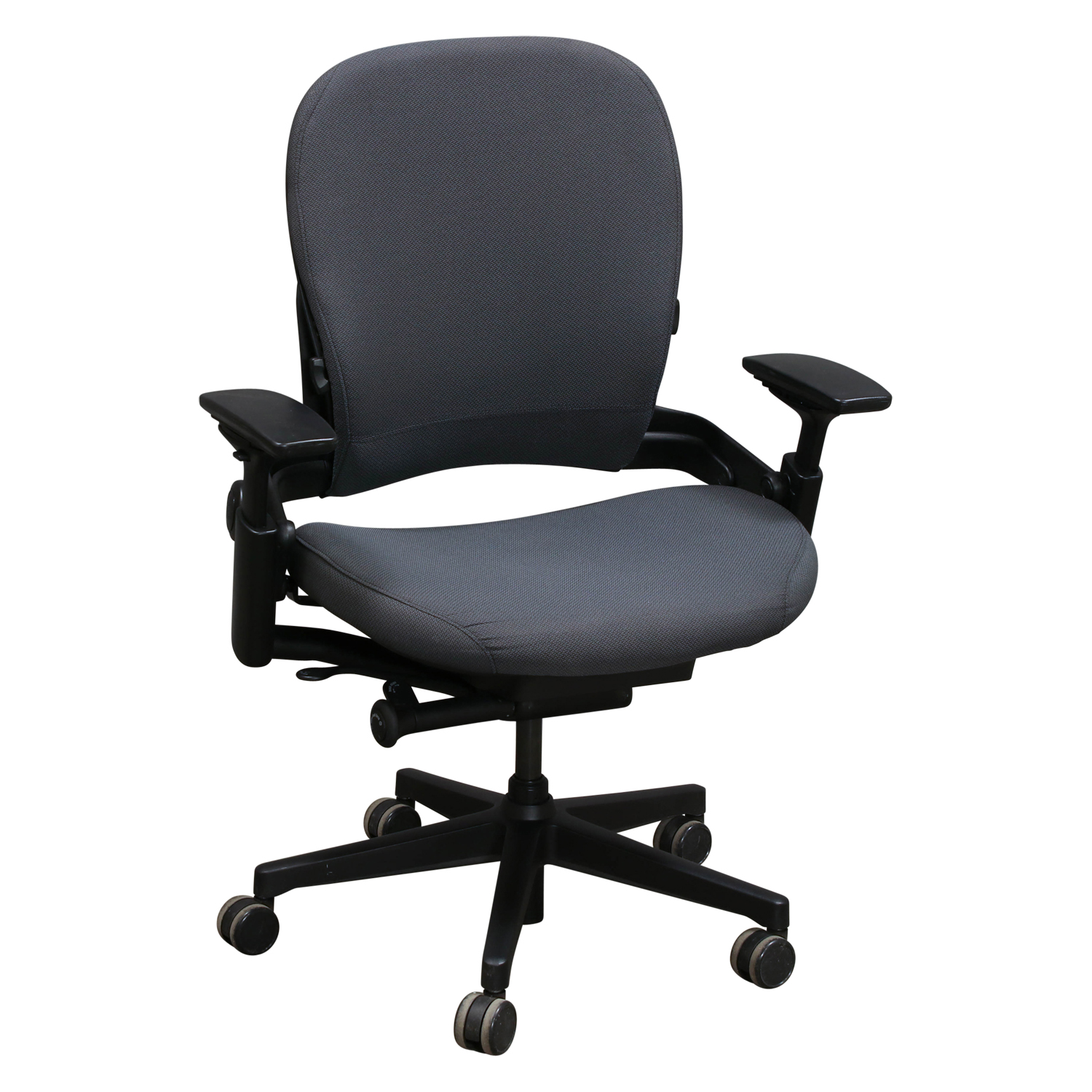 Steelcase Leap V2 Plus Used Task Chair, Midnight Gray - National Office ...