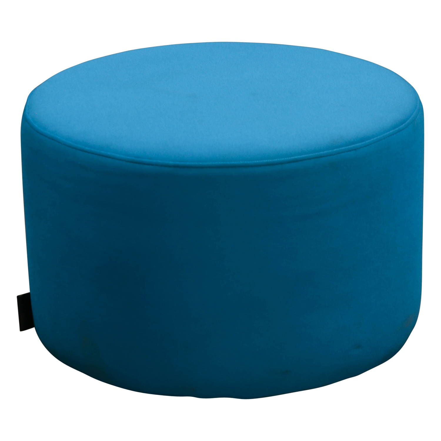 Steelcase Coalesse 23x15 In Used Round Ottoman, Blue - National Office ...
