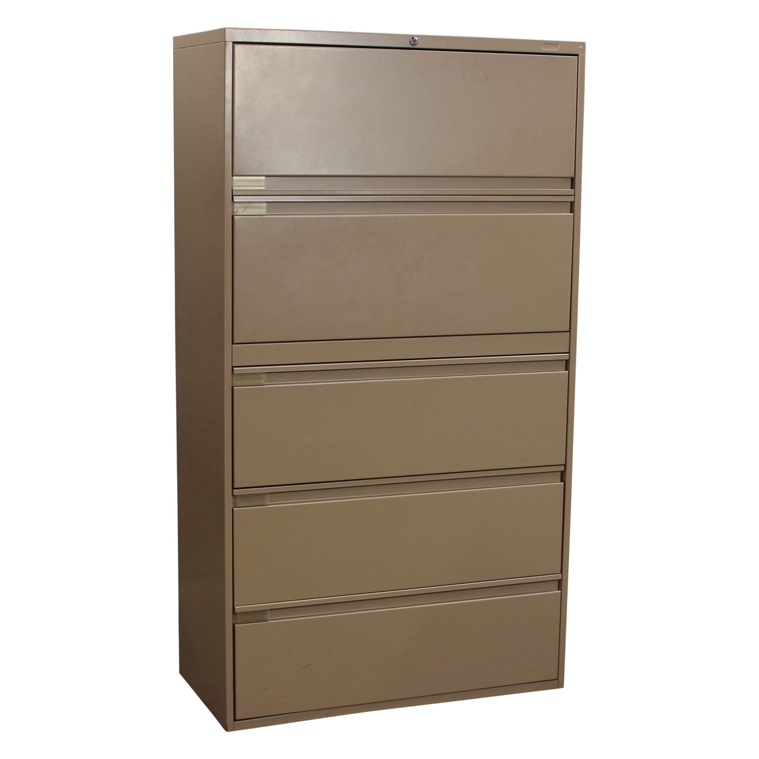 Global Used 5 Drawer 36 Inch Lateral File, Dark Putty - National Office ...