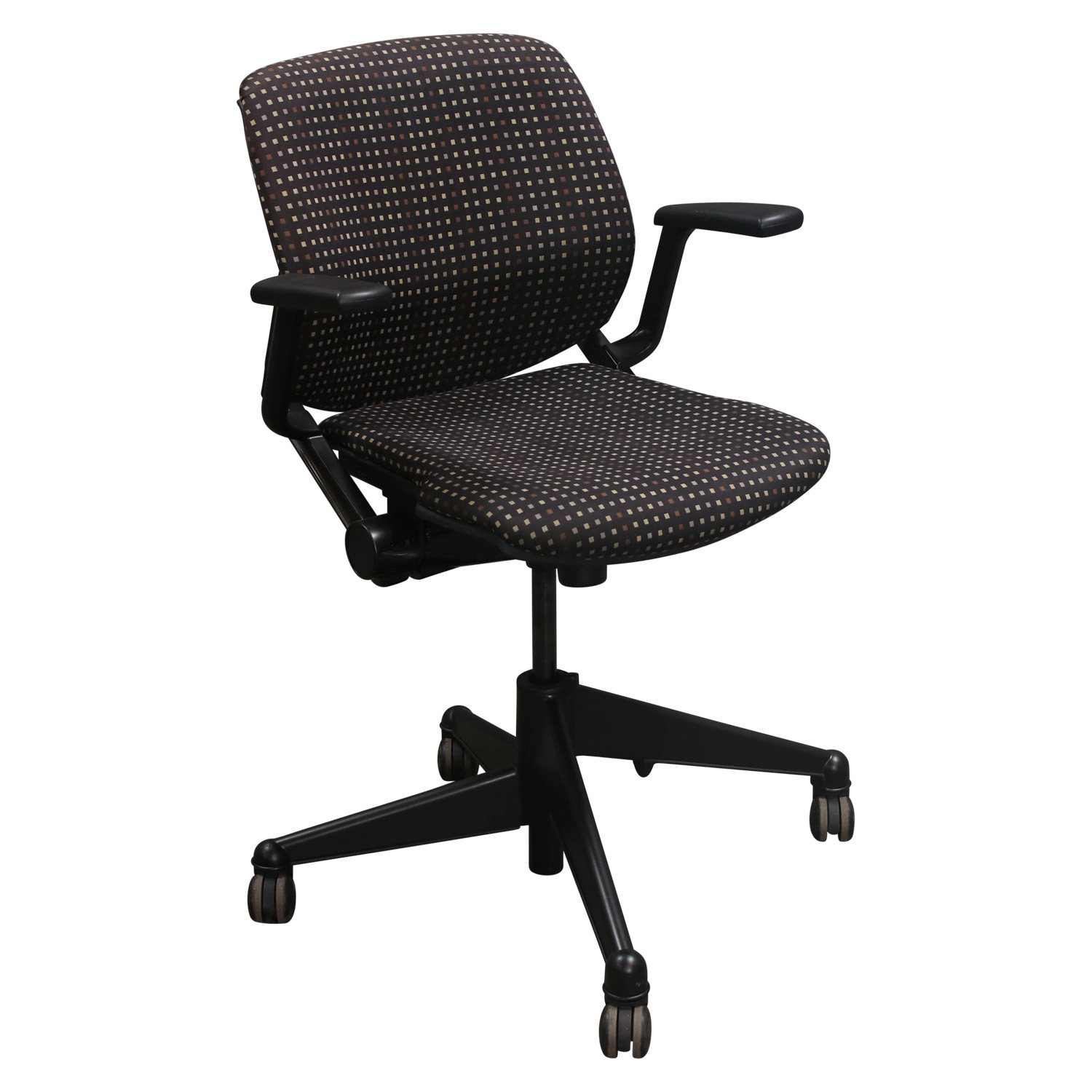 Steelcase Vecta Kart Used Nesting Chair, Black Pattern - National ...