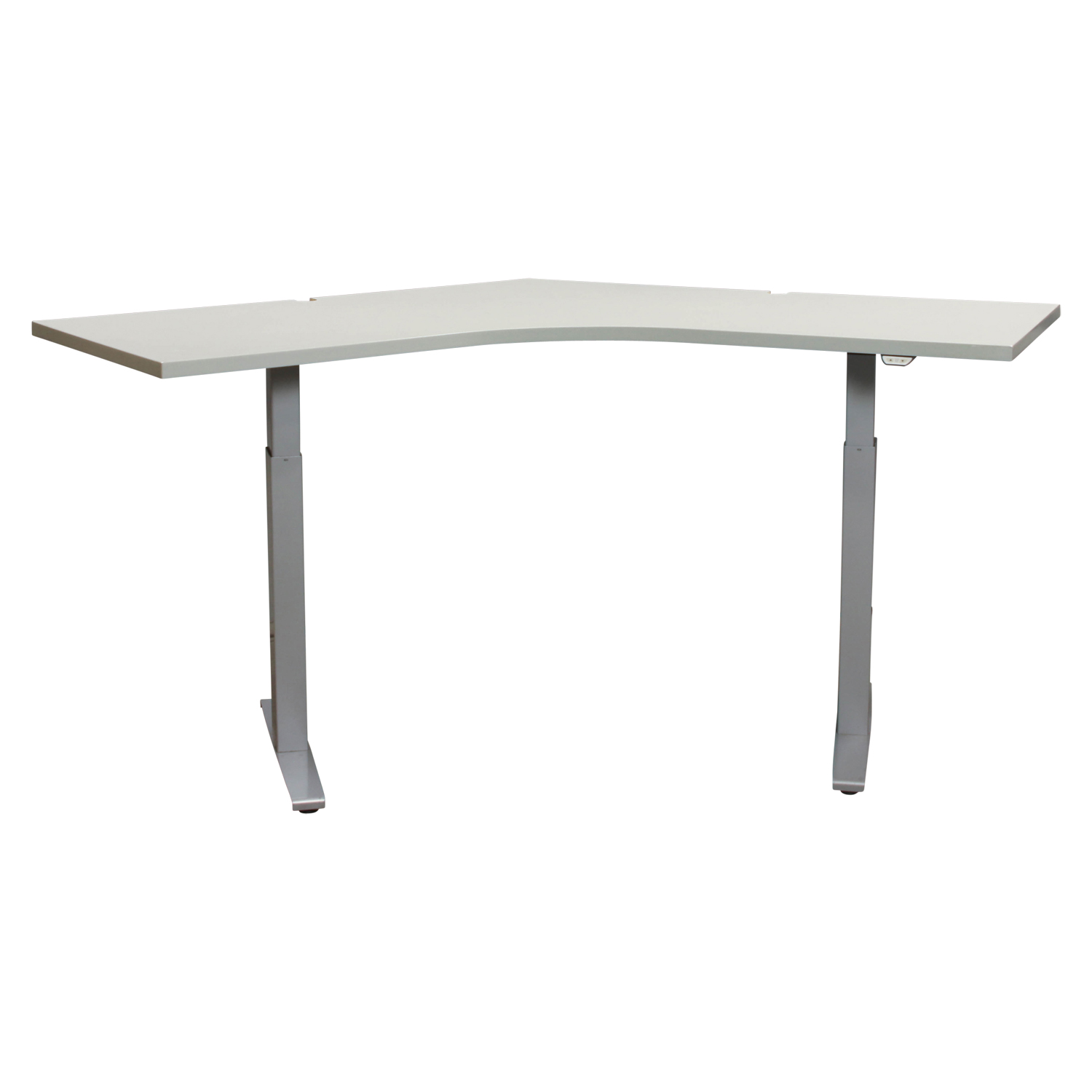Herman Miller Used 30x84 In Electric Sit Stand Corner Table Desk, Light ...
