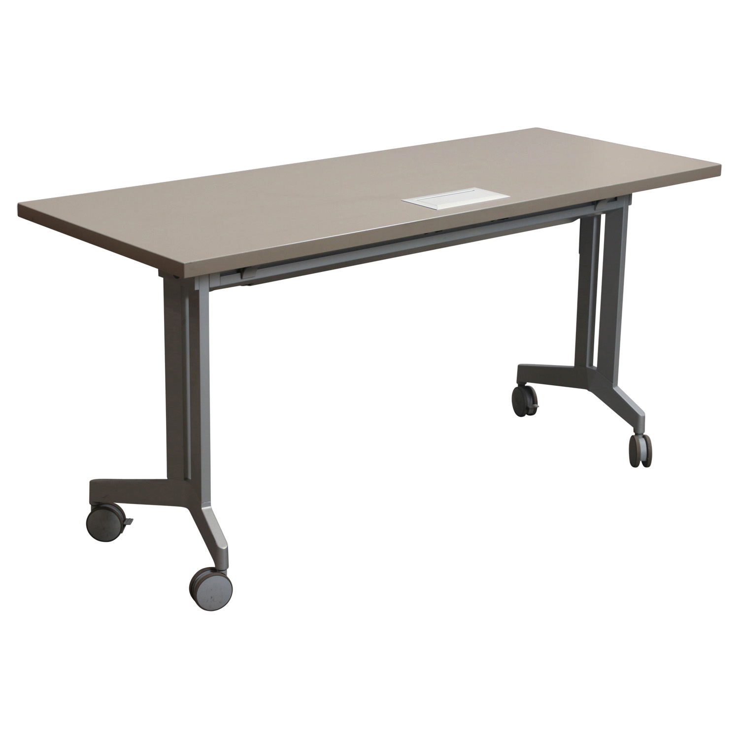 Haworth Used 24x48 Mobile Nesting Table, Taupe - National Office ...