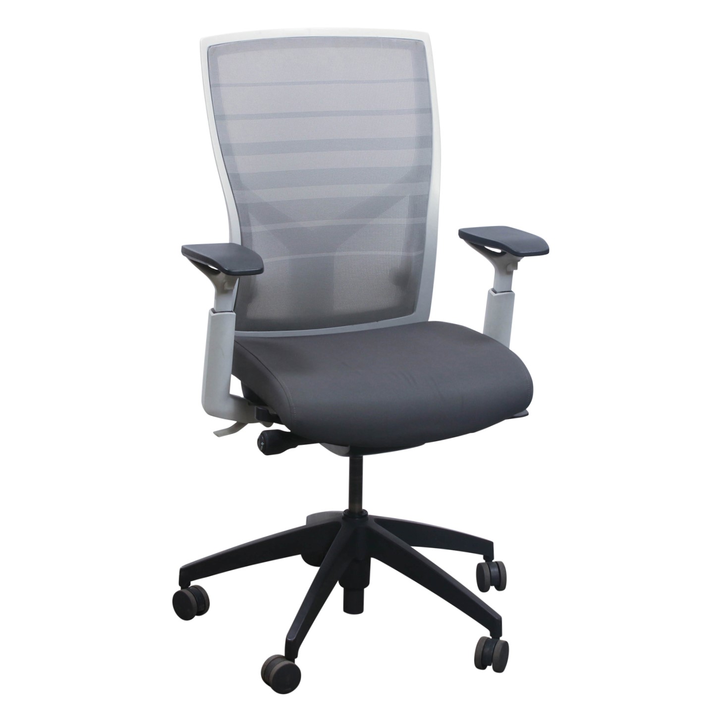 SitOnIt Trosa Used Striped Mesh Back Task Chair, Gray - National Office ...