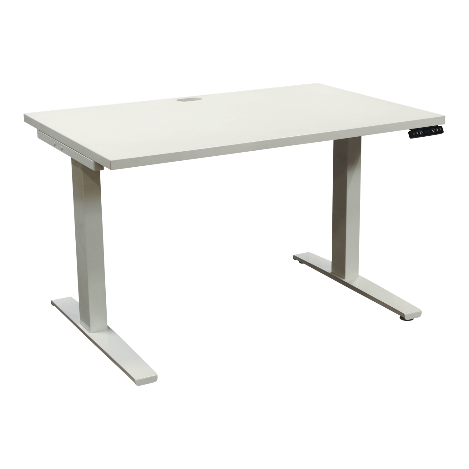 Allsteel Used 30x48 In Adjustable Height Table Desk, White - National ...