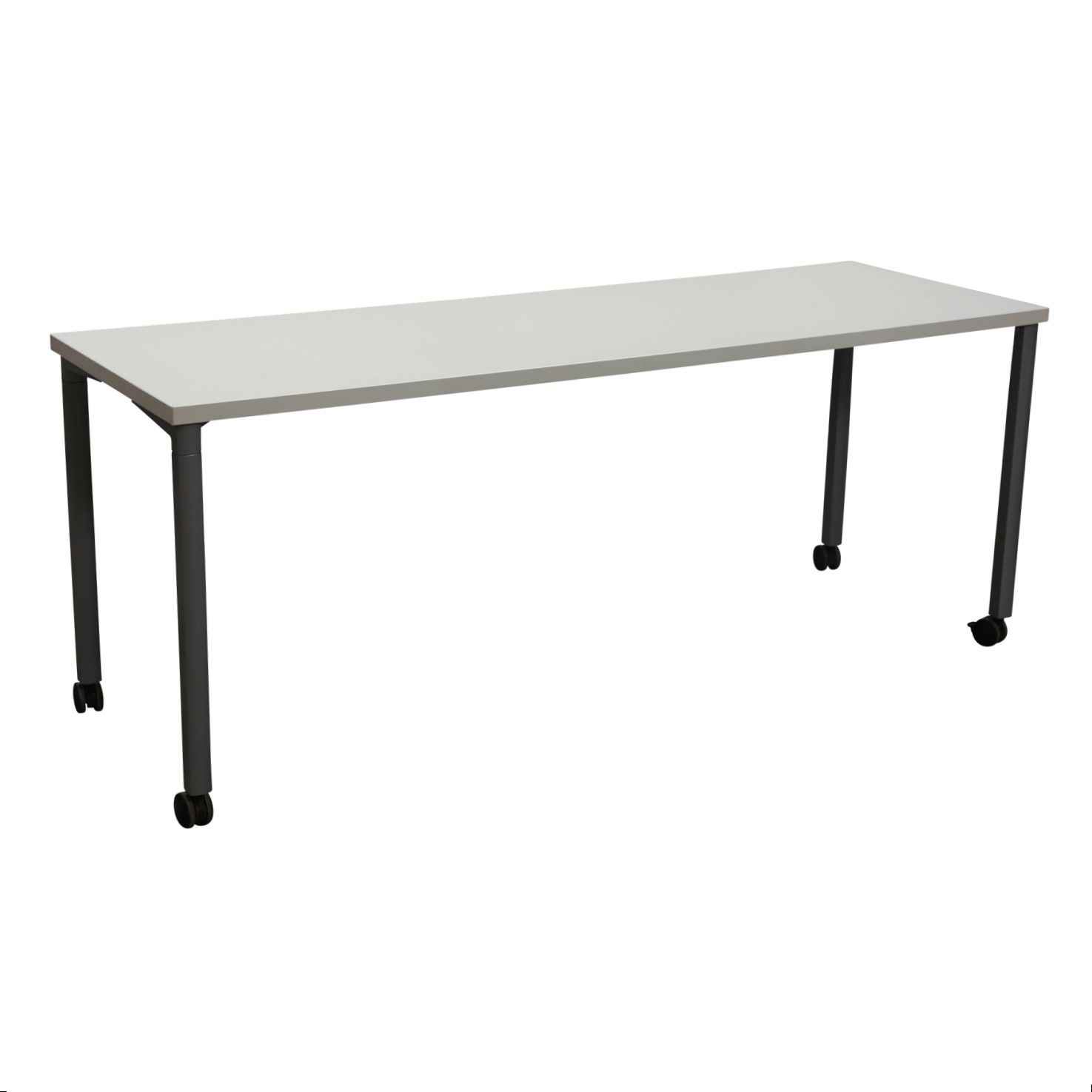 Herman Miller Used 24x72 In Mobile Laminate Table, White - National ...