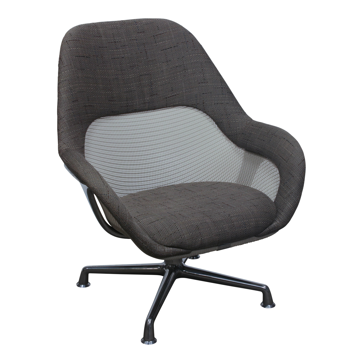Steelcase Coalesse SW_1 Used Swivel Lounge Chair, Gray Pattern ...