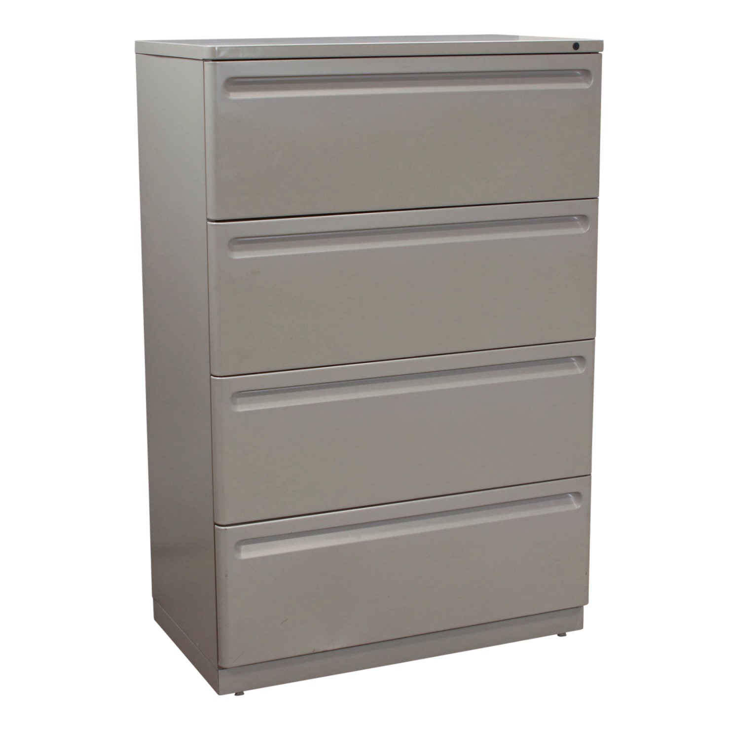 Herman Miller Used 42 Inch 4 Drawer Lateral File, Light Gray - National ...