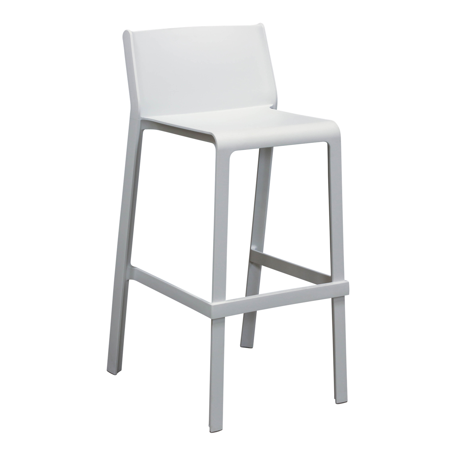 Nardi Used Stack Stool, White - National Office Interiors and Liquidators