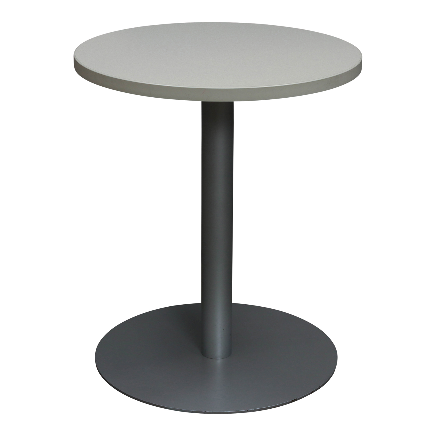 Steelcase Used 24 Inch Laminate Round Cafe Table, White Pattern ...