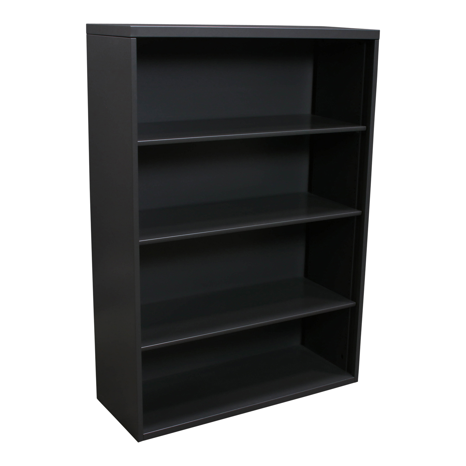 Haworth 4 Shelf Used 36x52 In Bookcase, Gray - National Office ...
