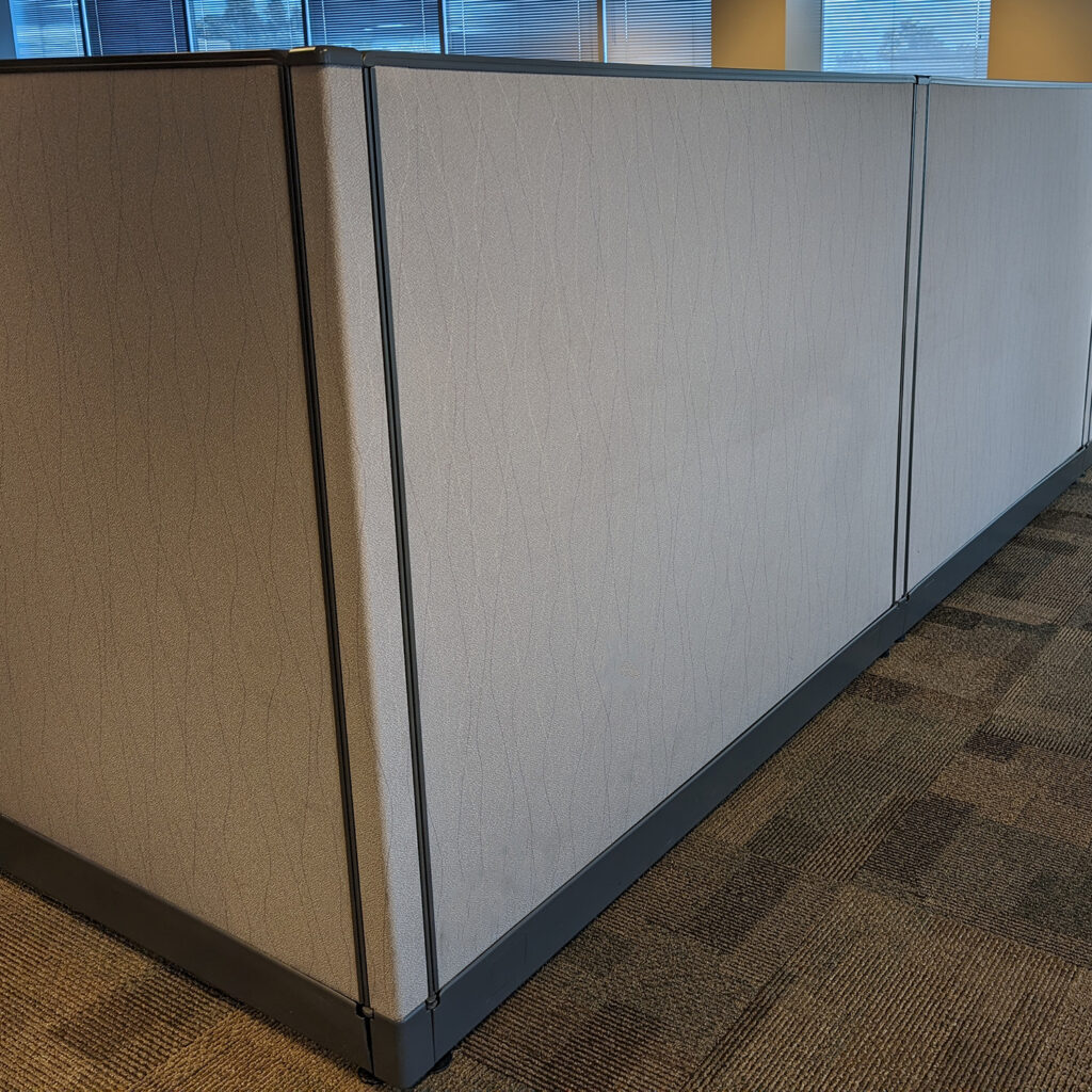 5x5 Haworth UniGroup Used Cubicles, Taupe - Sold in Rows - National ...