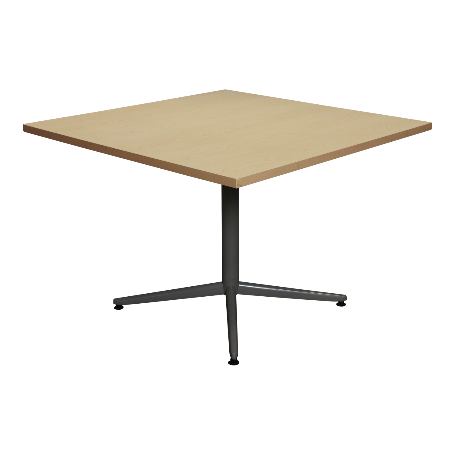 Allsteel Used 42 In Square Laminate Table, Maple - National Office ...
