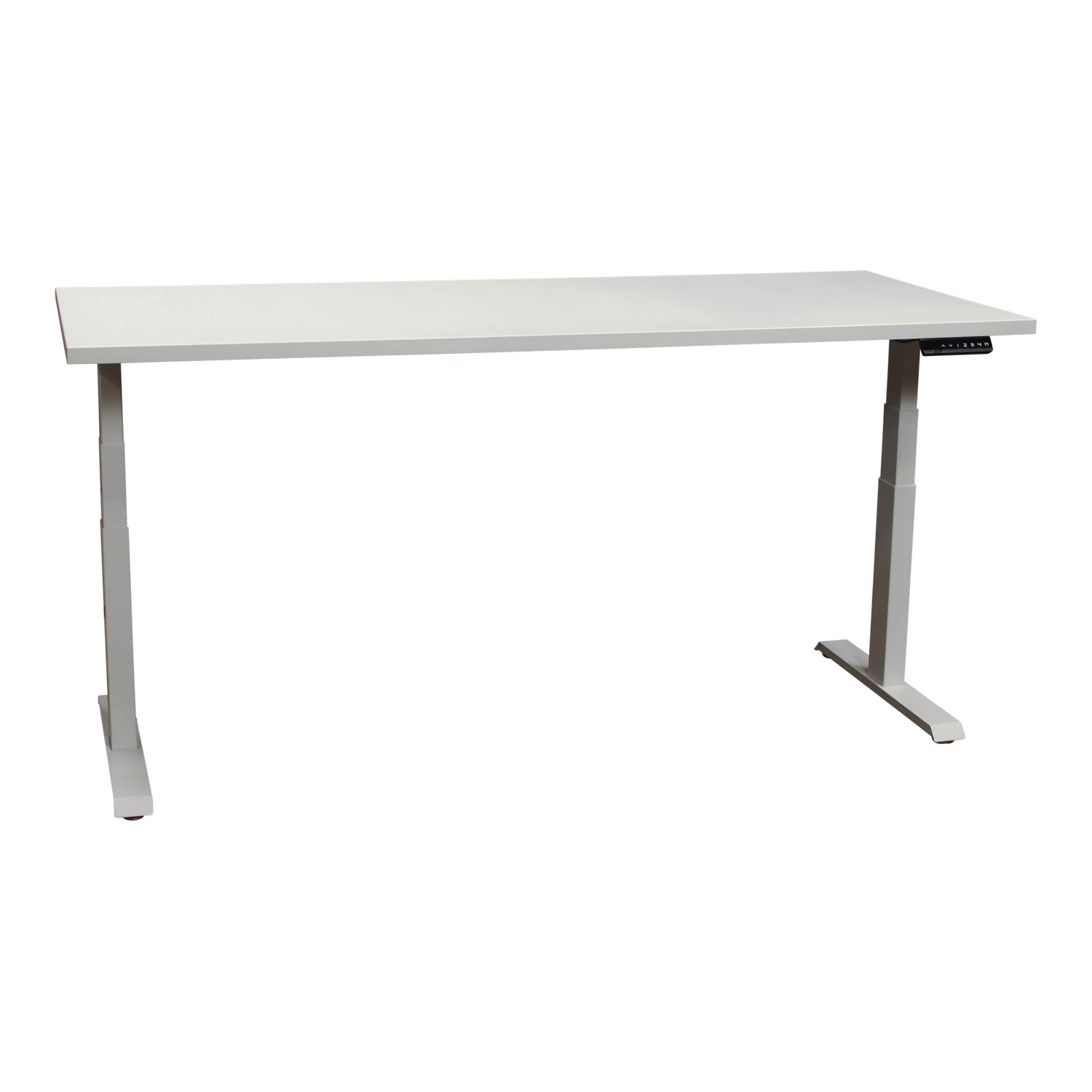 Allsteel Used 30x70 In Adjustable Height Table Desk, White - National ...