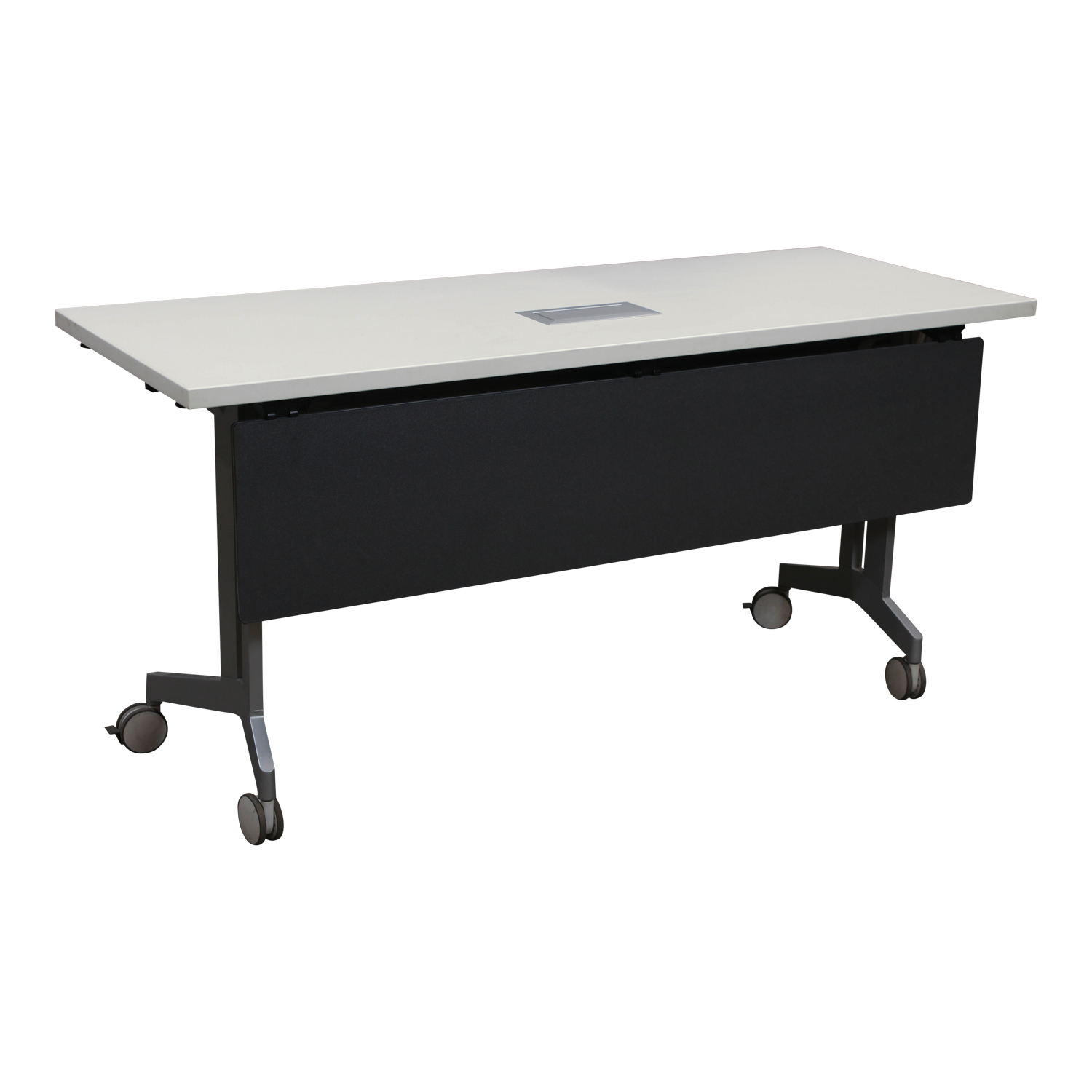 Haworth Planes Used 24x60 In Training Table w Primary Power, White ...