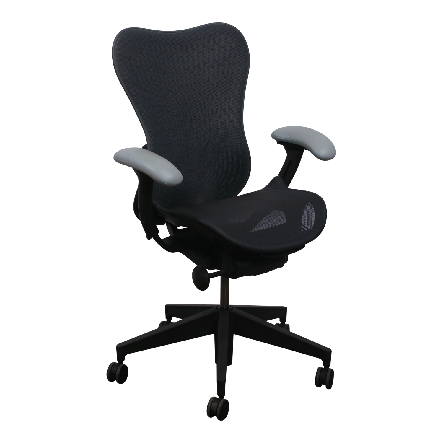 Herman Miller Mirra 2 Used AirWeave Task Chair, Graphite - National ...