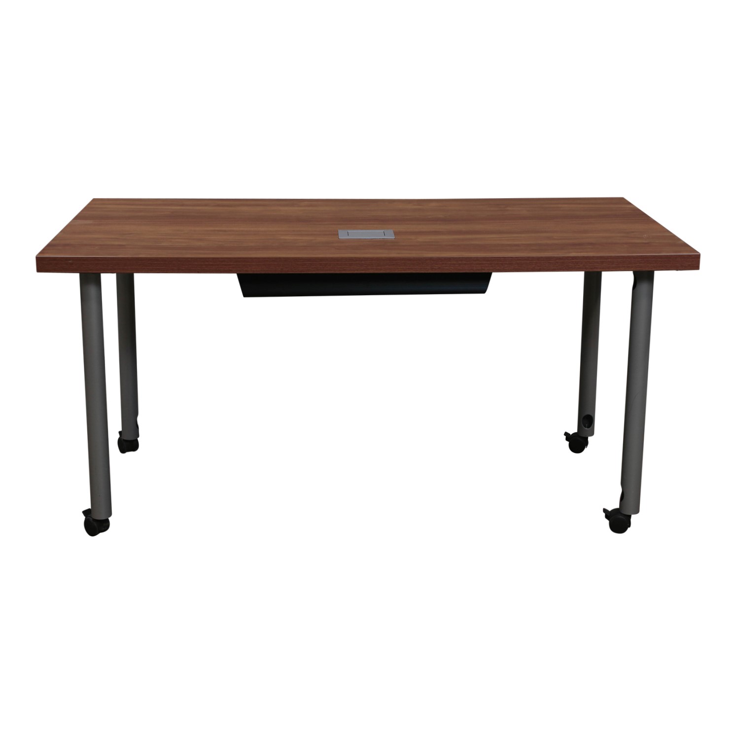 National Waveworks Used 30x60 In Laminate Mobile Training Table w Power ...