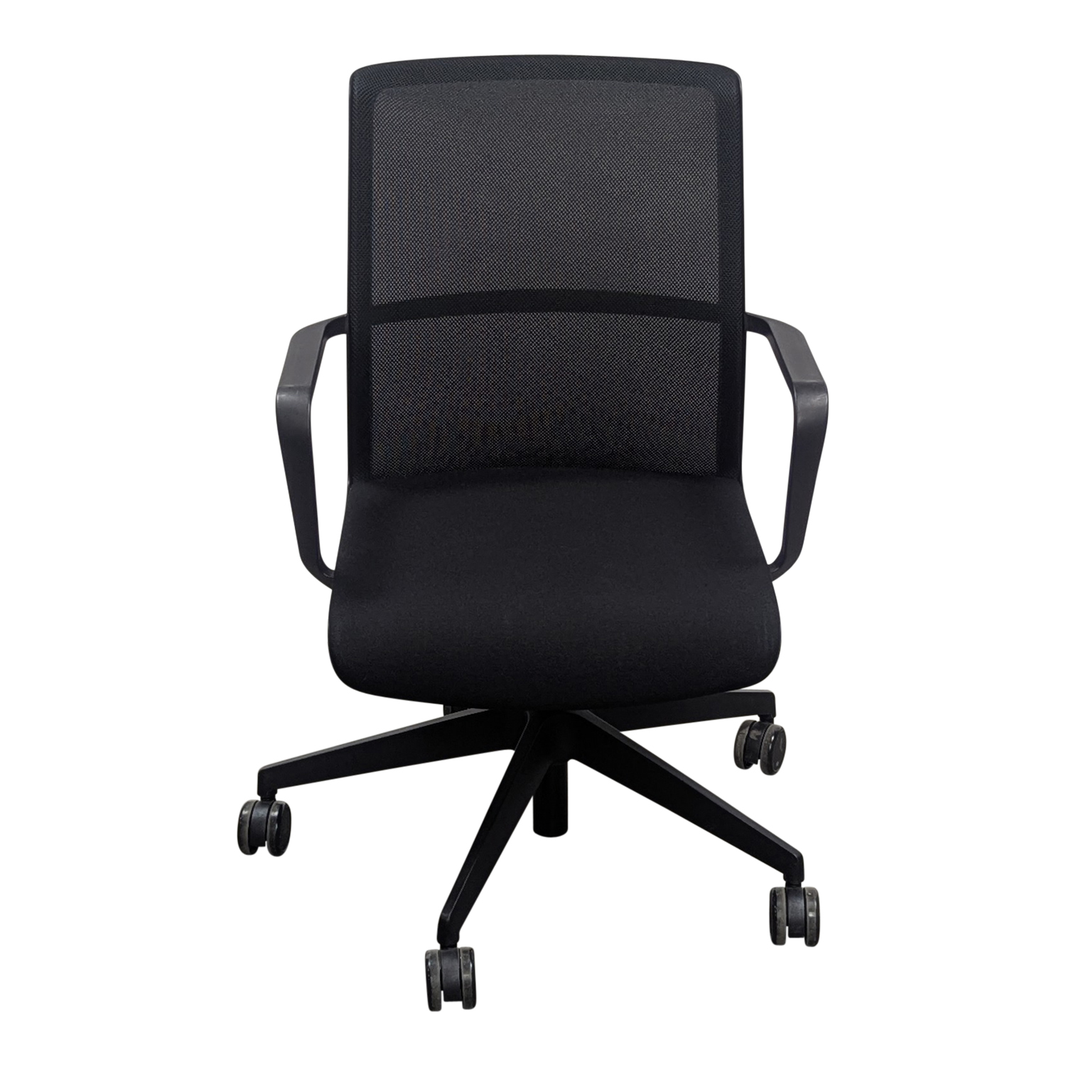 Allermuir Senator CR2 Used Mesh Back Conference Chair, Black - National ...