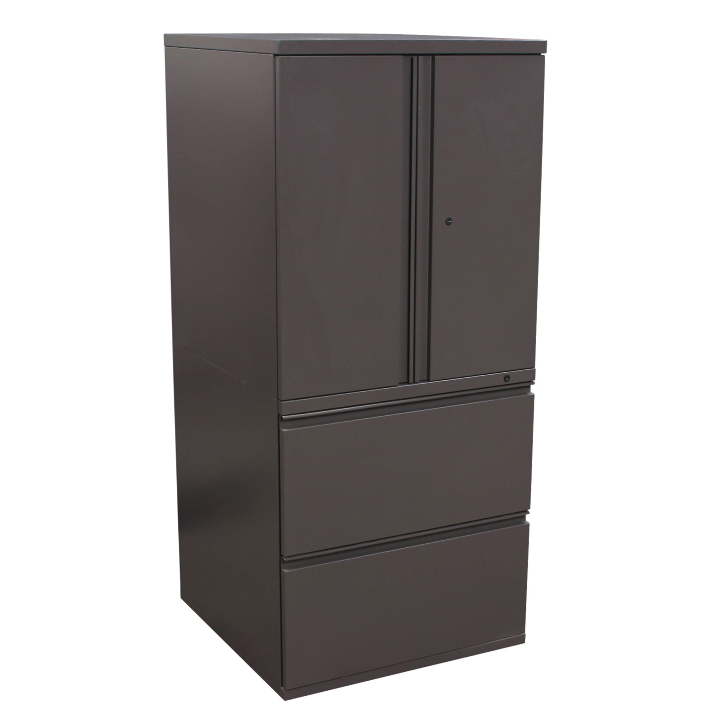 Herman Miller Used 24 In 2 Drawer Lateral File and 2 Door Storage ...