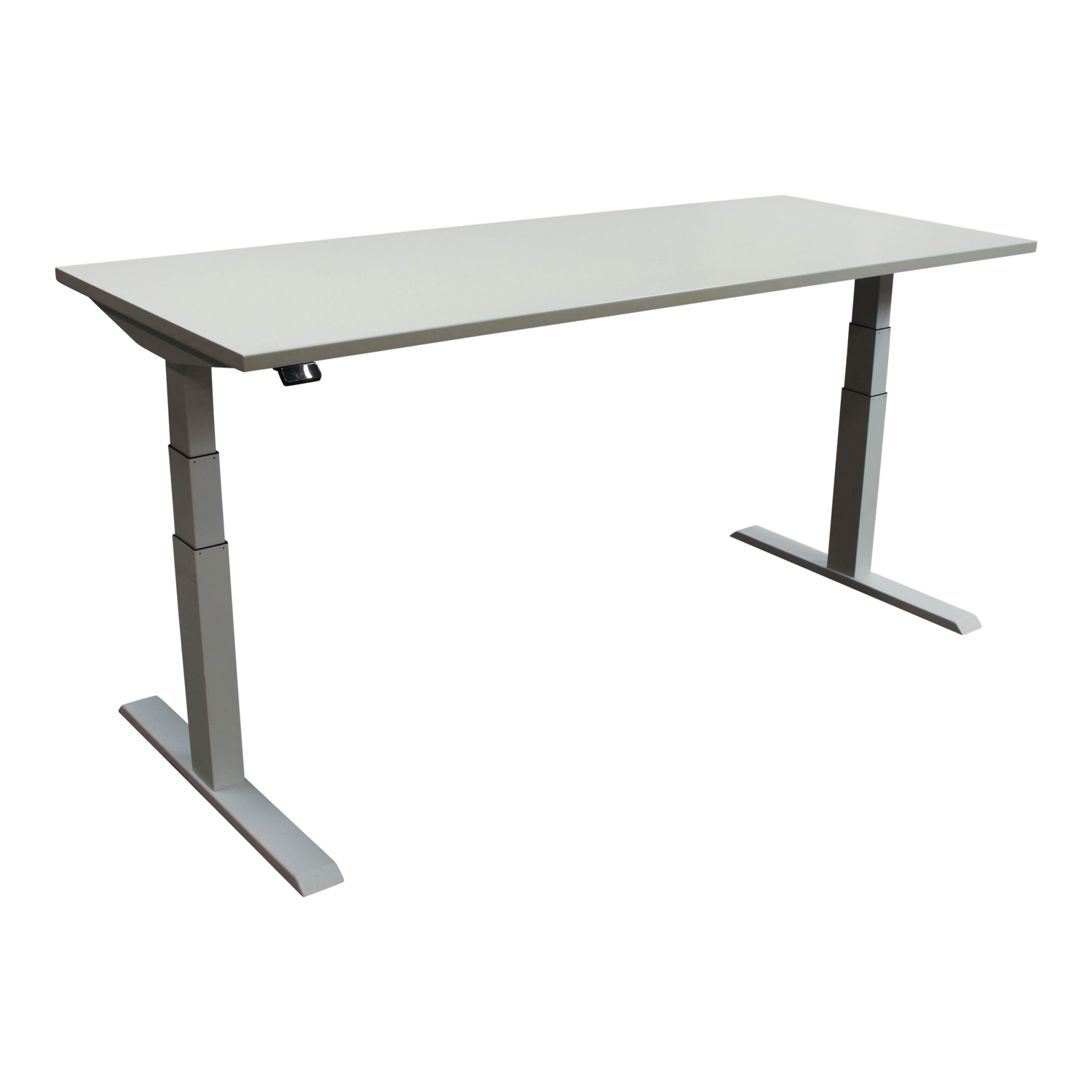 Steelcase Adjustable Height Used 29x70 Electric Sit Stand Desk, White ...