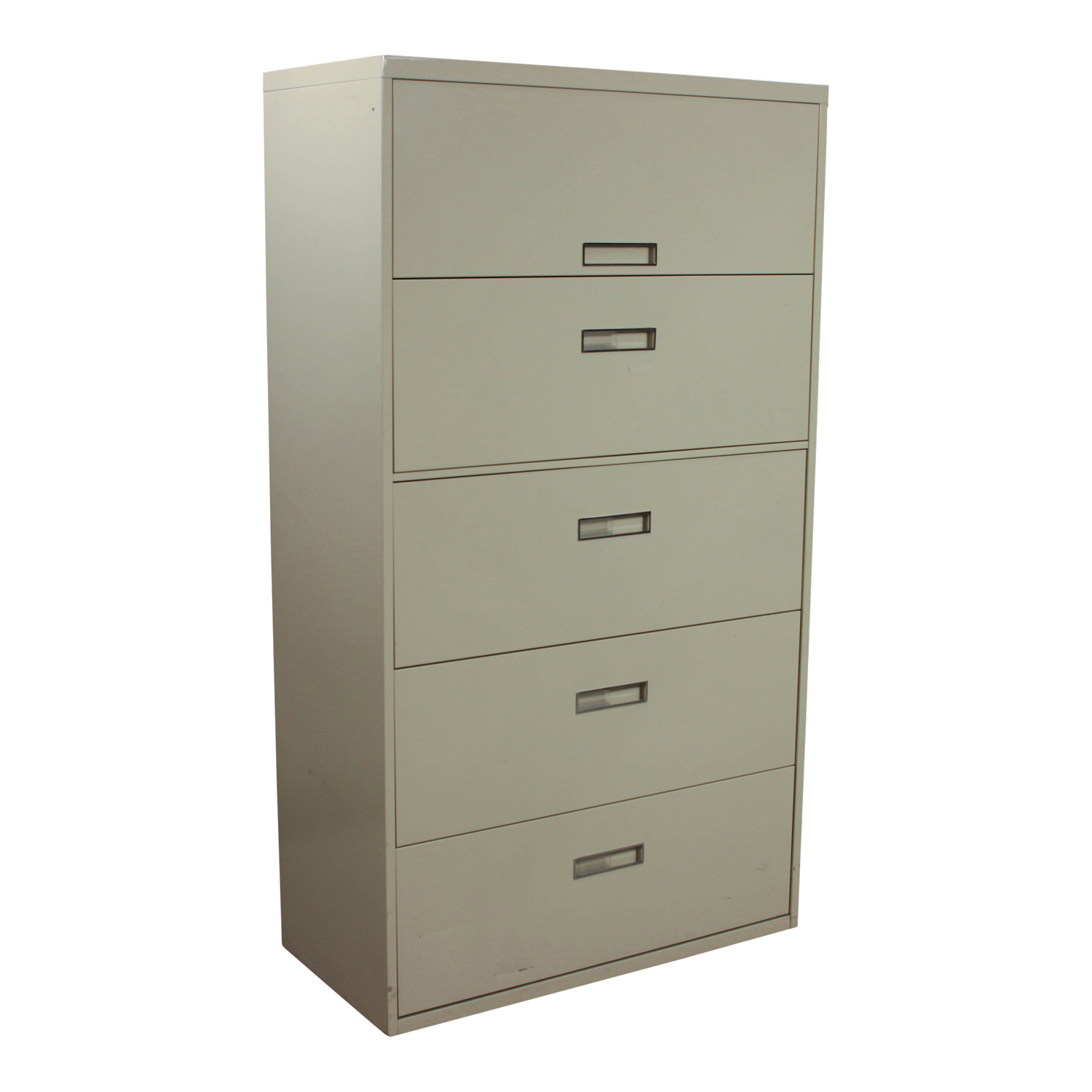 Steelcase Used 5 Drawer 42 Inch Lateral File, Light Putty - National ...