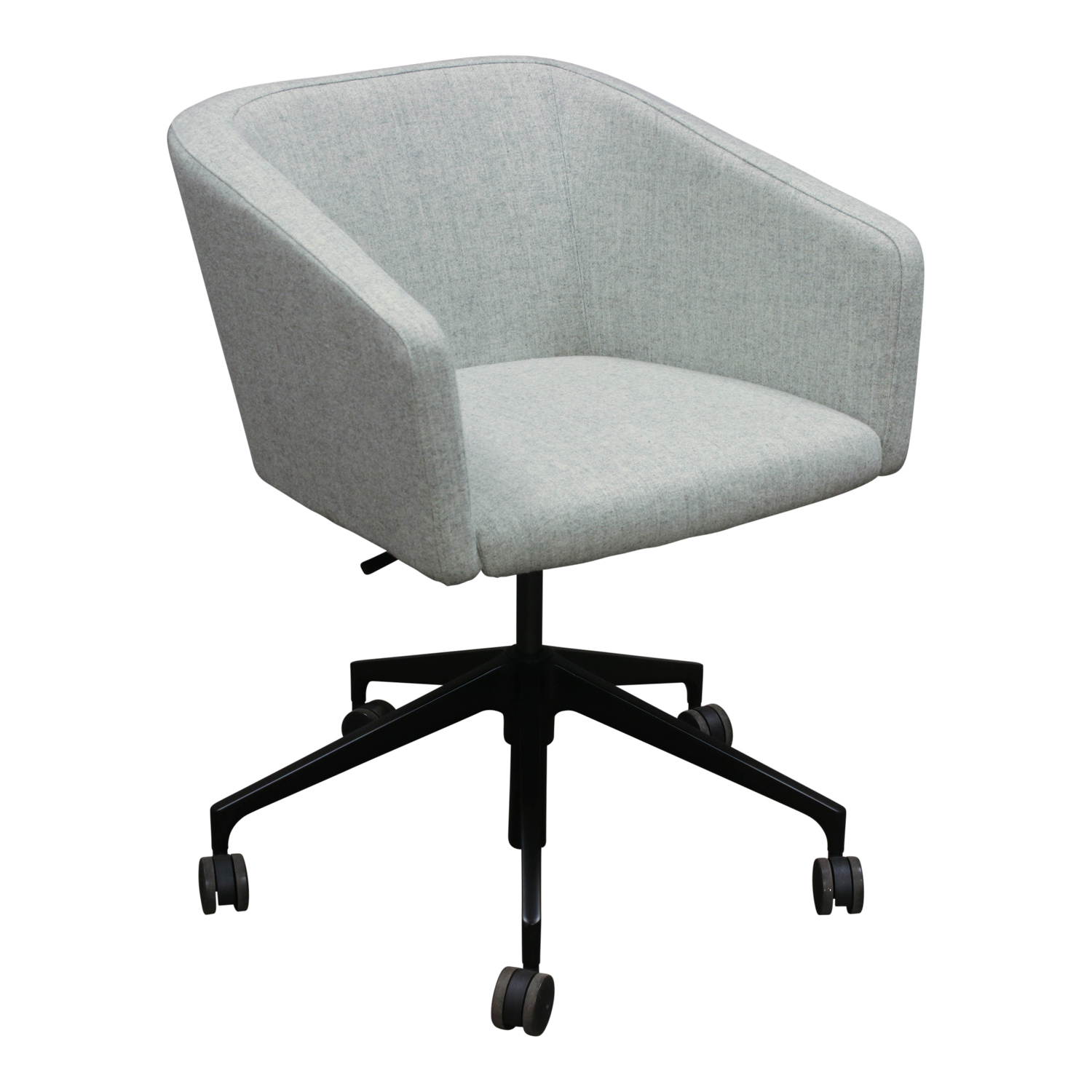 Stylex Ridge Used Mobile Guest Chair, Light Gray - National Office ...
