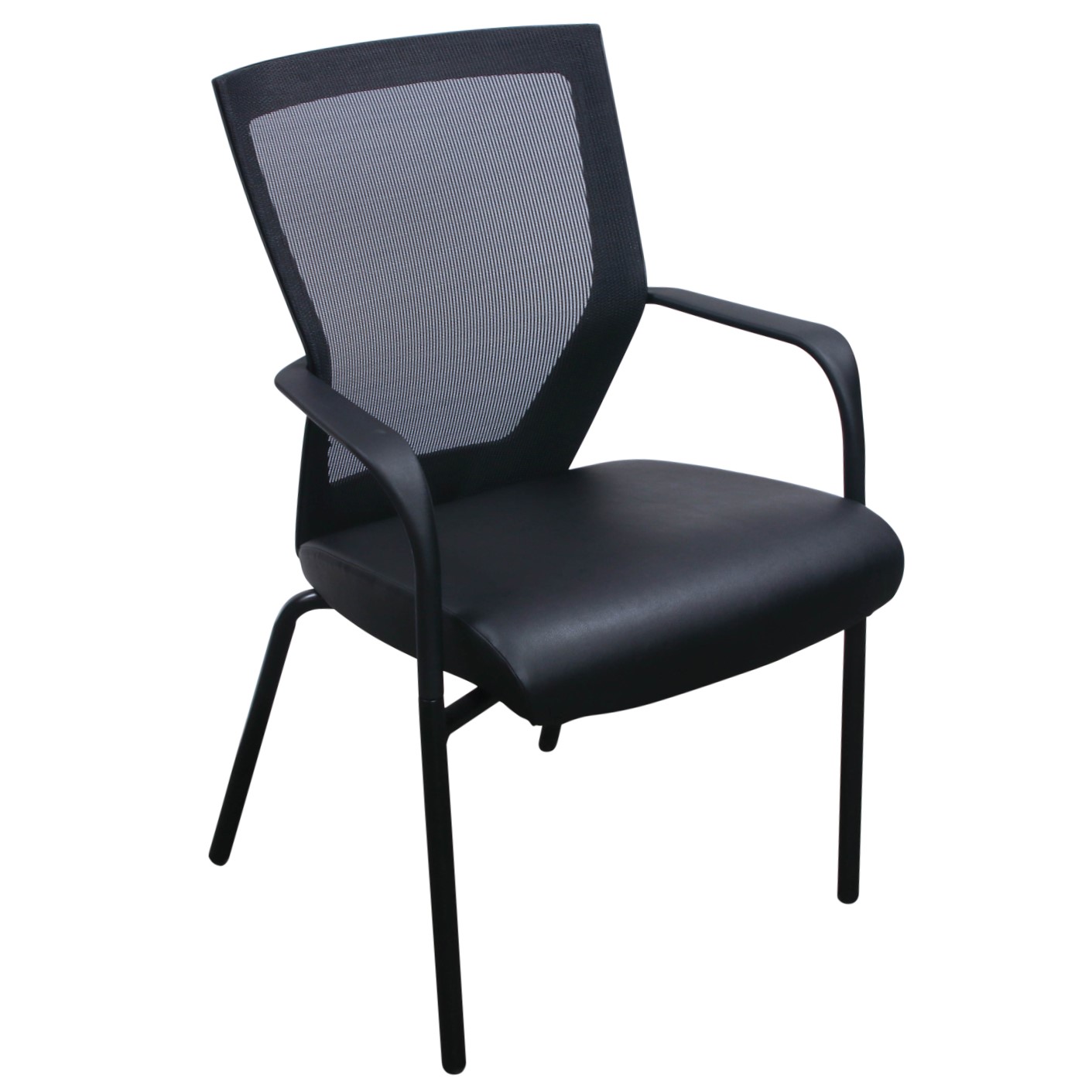 Via Run II Used Mesh Back Side Chair, Black - National Office Interiors ...