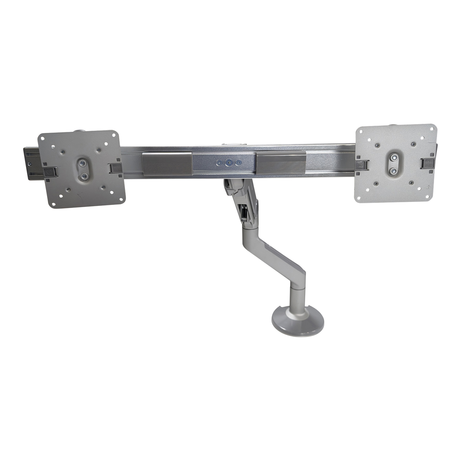 Humanscale Used Monitor Arm w Dual Mounts, Silver - National Office ...
