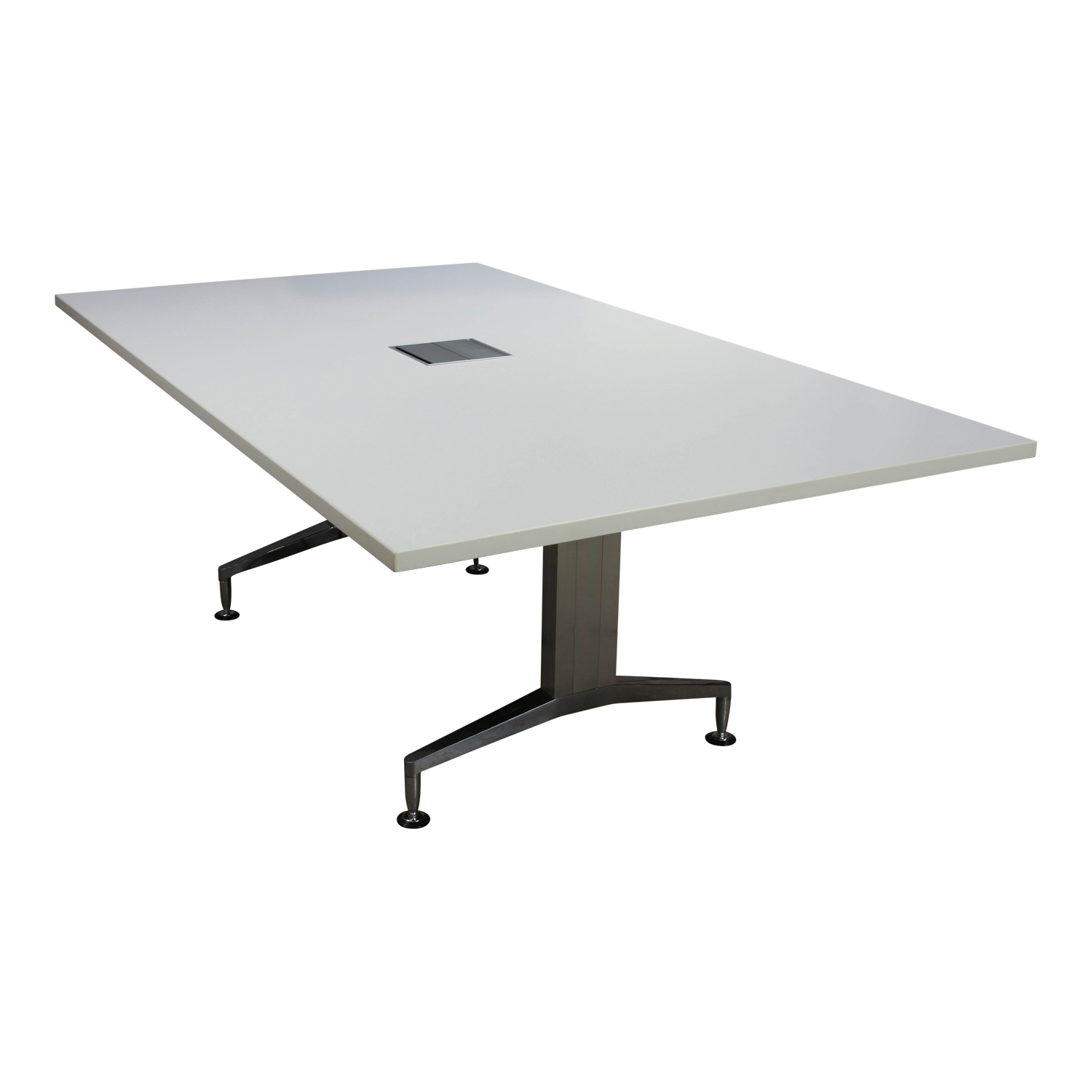 Bernhardt Used 7 Foot Conference Table w Powered Grommet, White ...