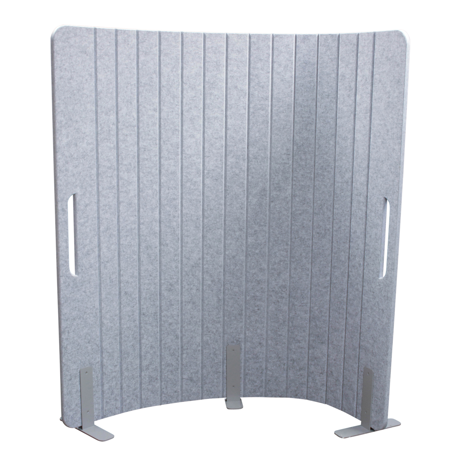 67x67 Free Standing Used Acoustic Divider Screen, Gray - National ...