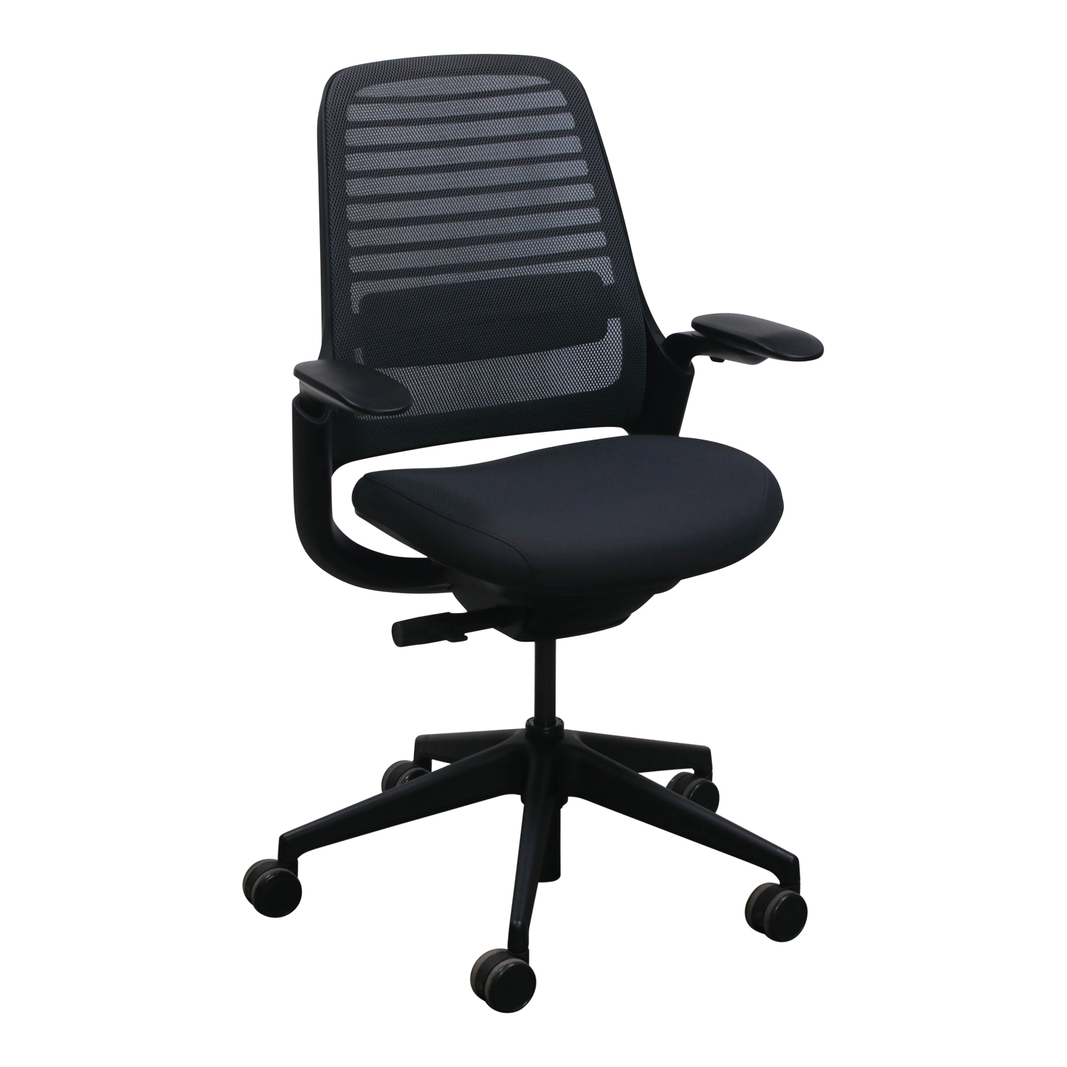 Steelcase Series 1 Used Ergonomic Mesh Back Task Chair, Graphite ...