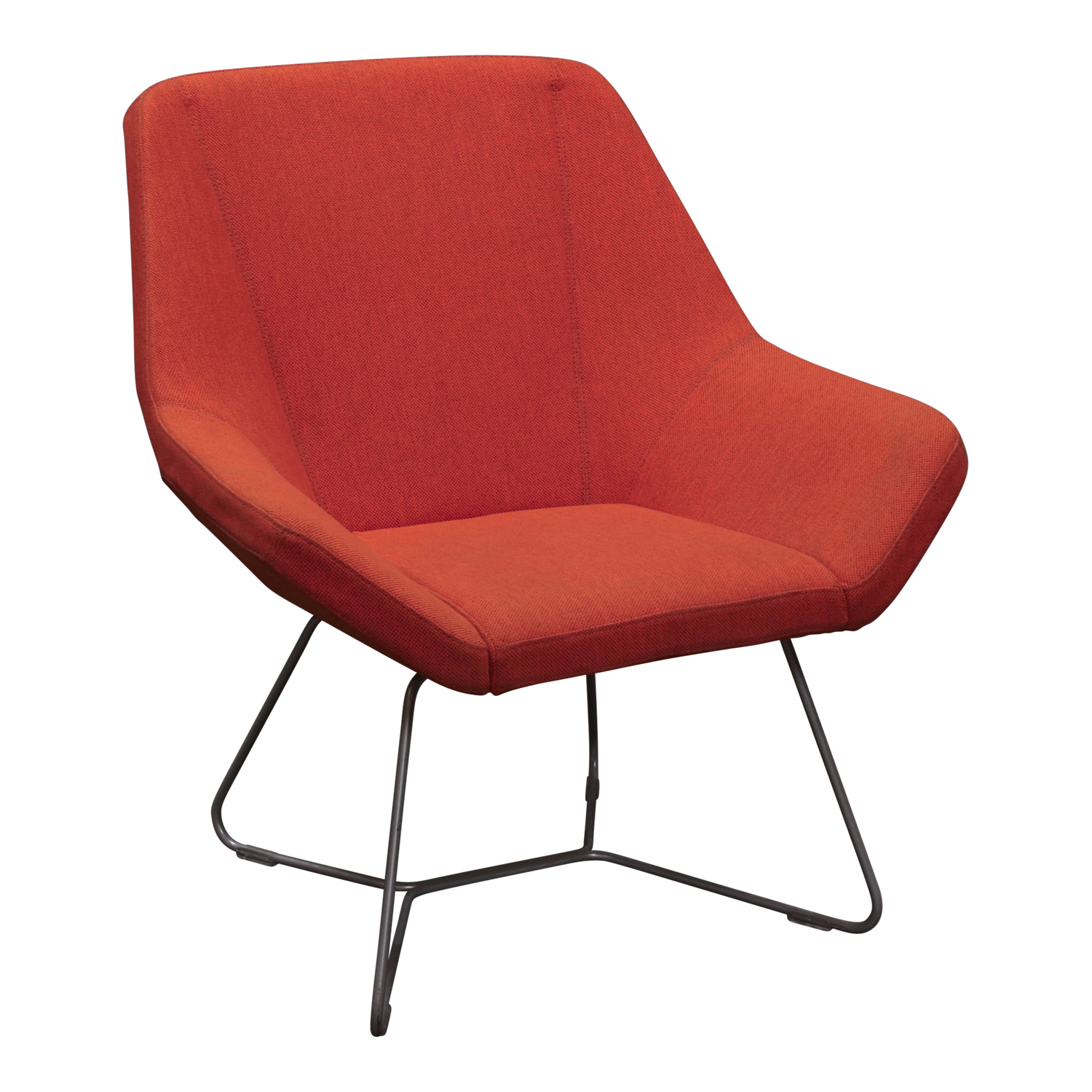 Keilhauer Cahoots Used Lounge Chair, Orange - National Office Interiors ...