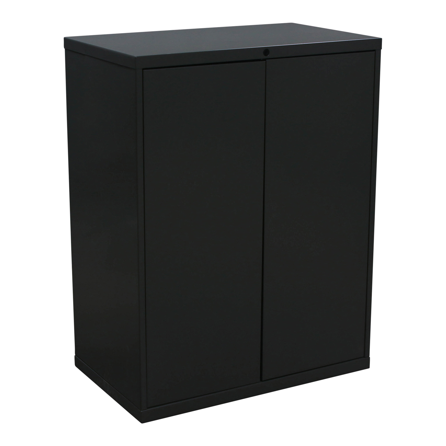 Knoll Calibre 30x39 In Used 2 Door Storage Cabinet, Dark Gray ...