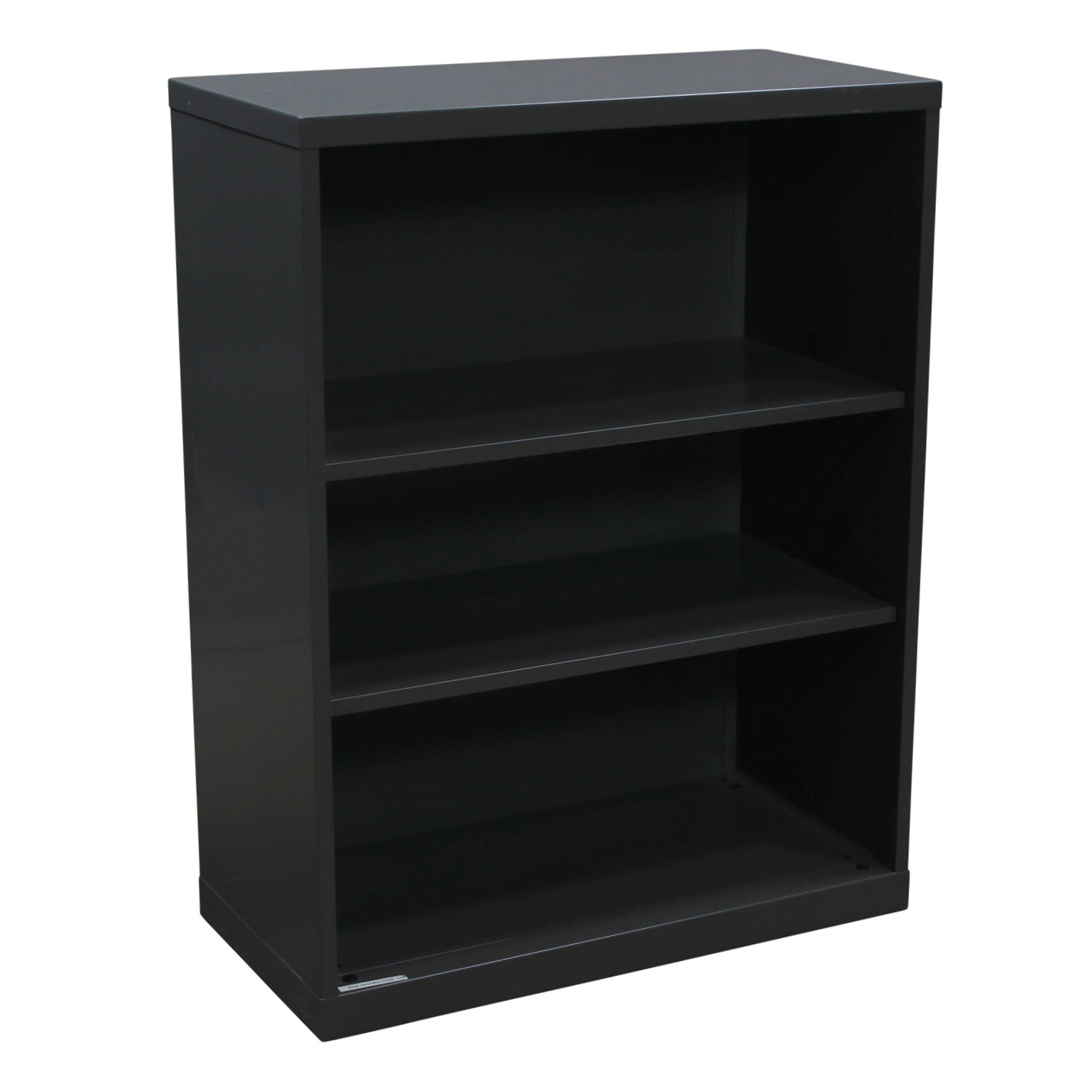 Knoll Used 3 Shelf 39 In Bookcase, Dark Gray - National Office ...