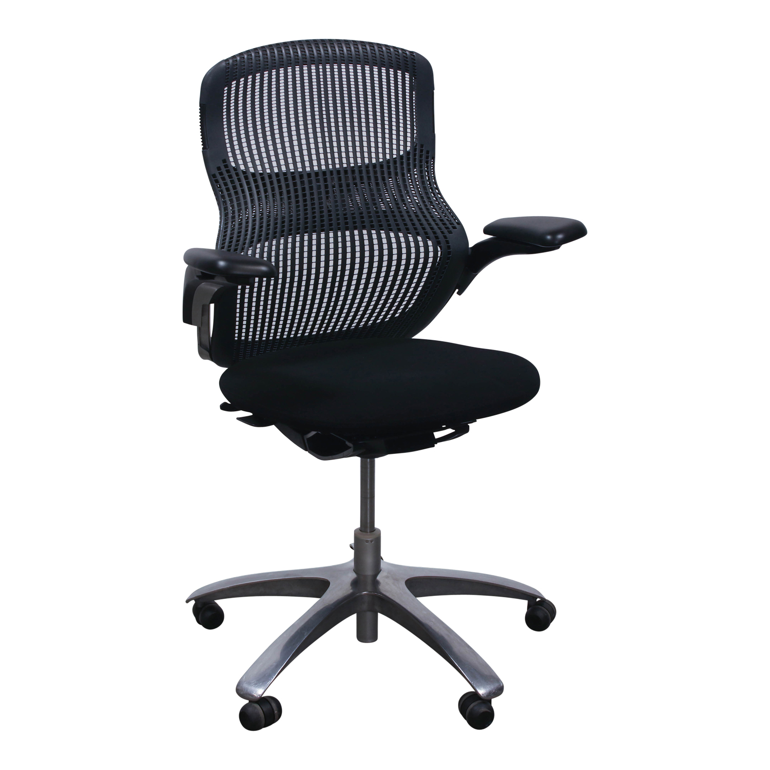 Knoll Generation Used Task Chair, Black and Graphite - National Office ...