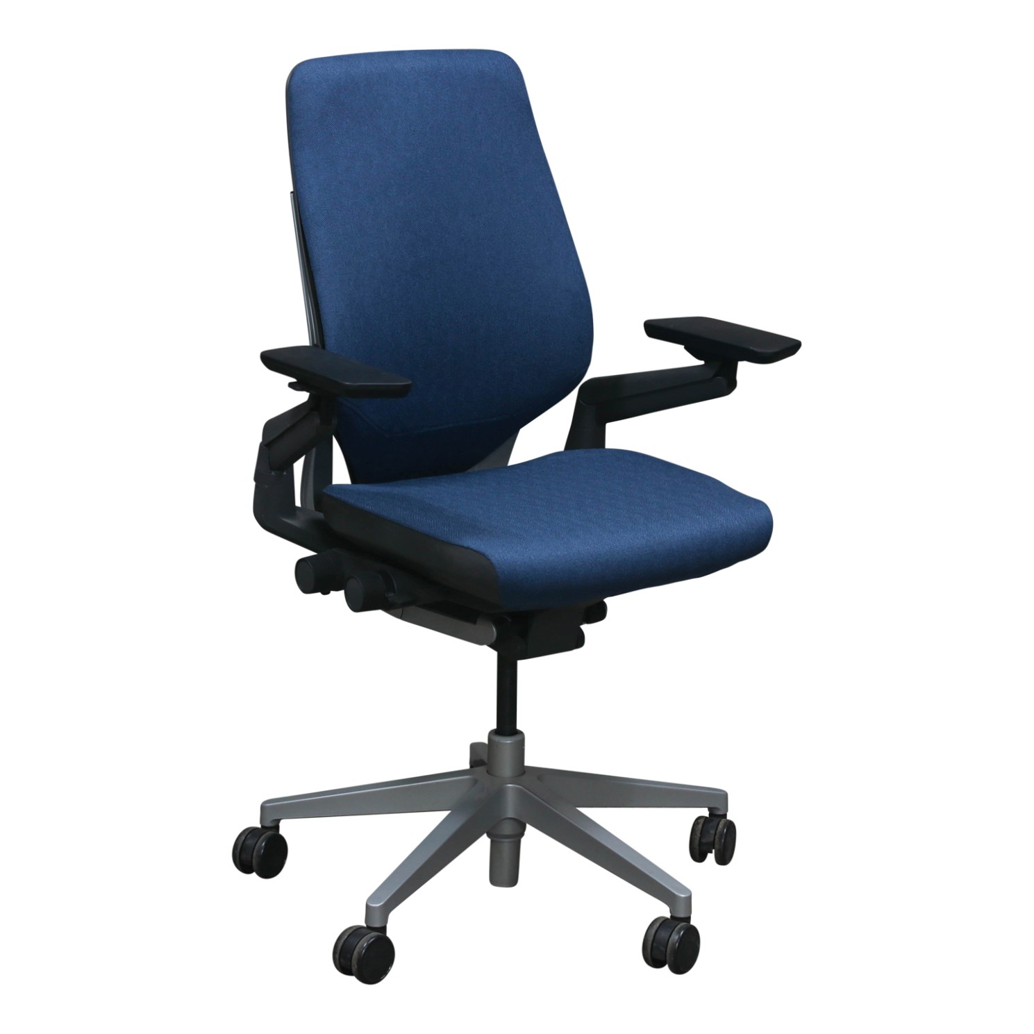Steelcase Gesture Used Task Chair w Lumbar, Blue Night - National ...