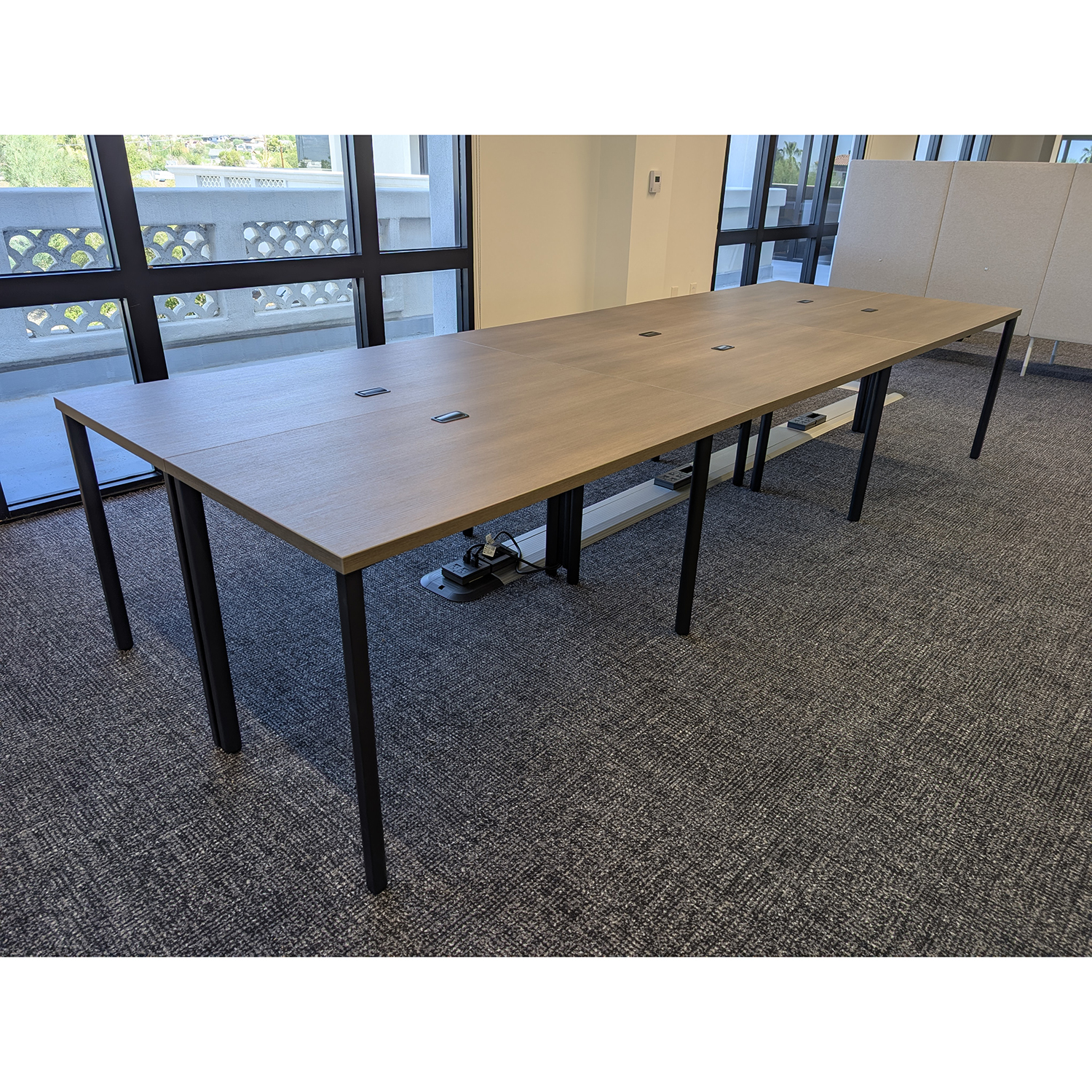 Herman Miller OE1 Used 12 Foot Laminate Collaborative Work Table w ...
