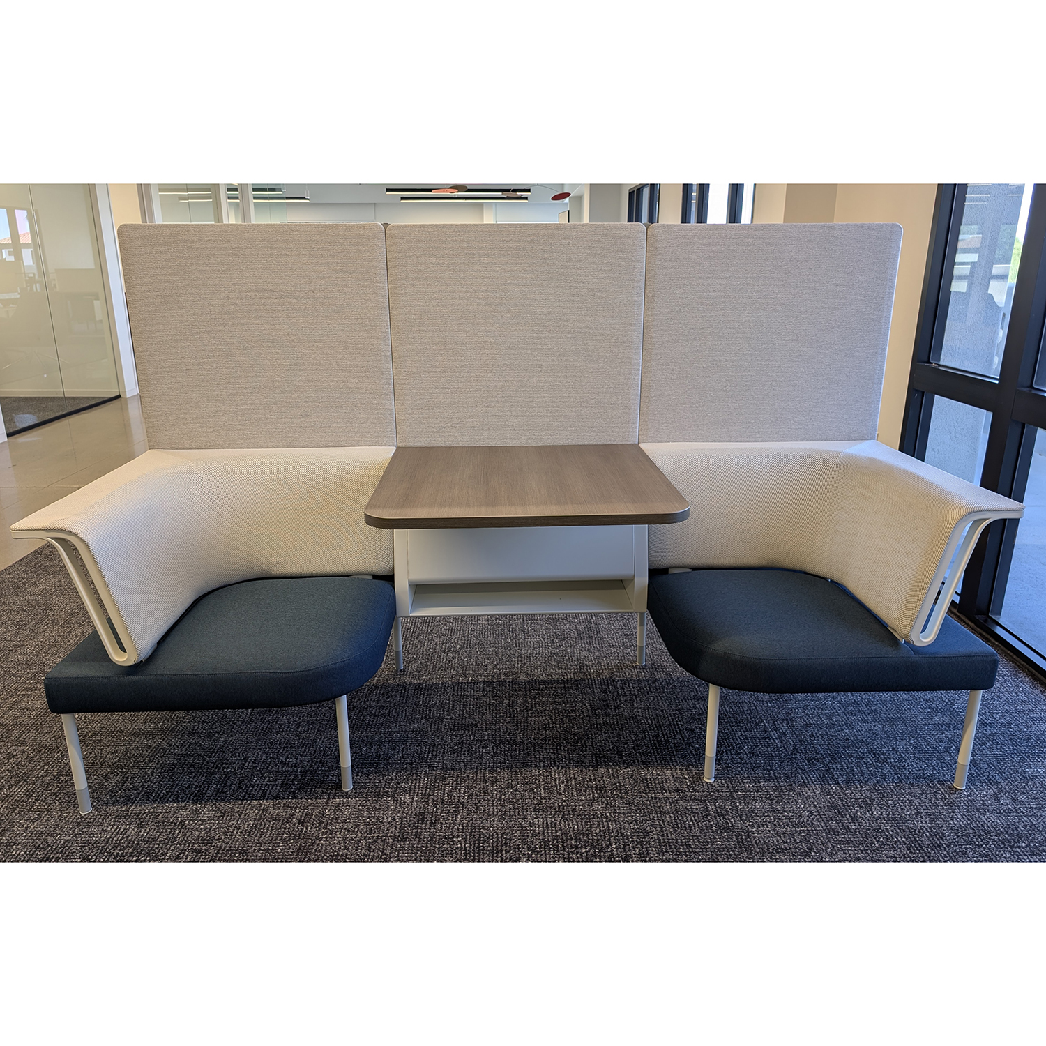 Herman Miller Public Office Landscape Used Social Chairs with Cafe ...
