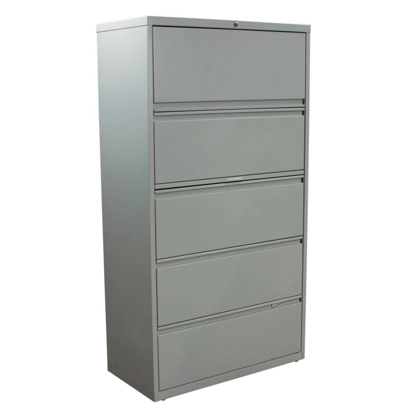 Used 36 In Lateral File 5 Drawer, Light Putty - National Office ...