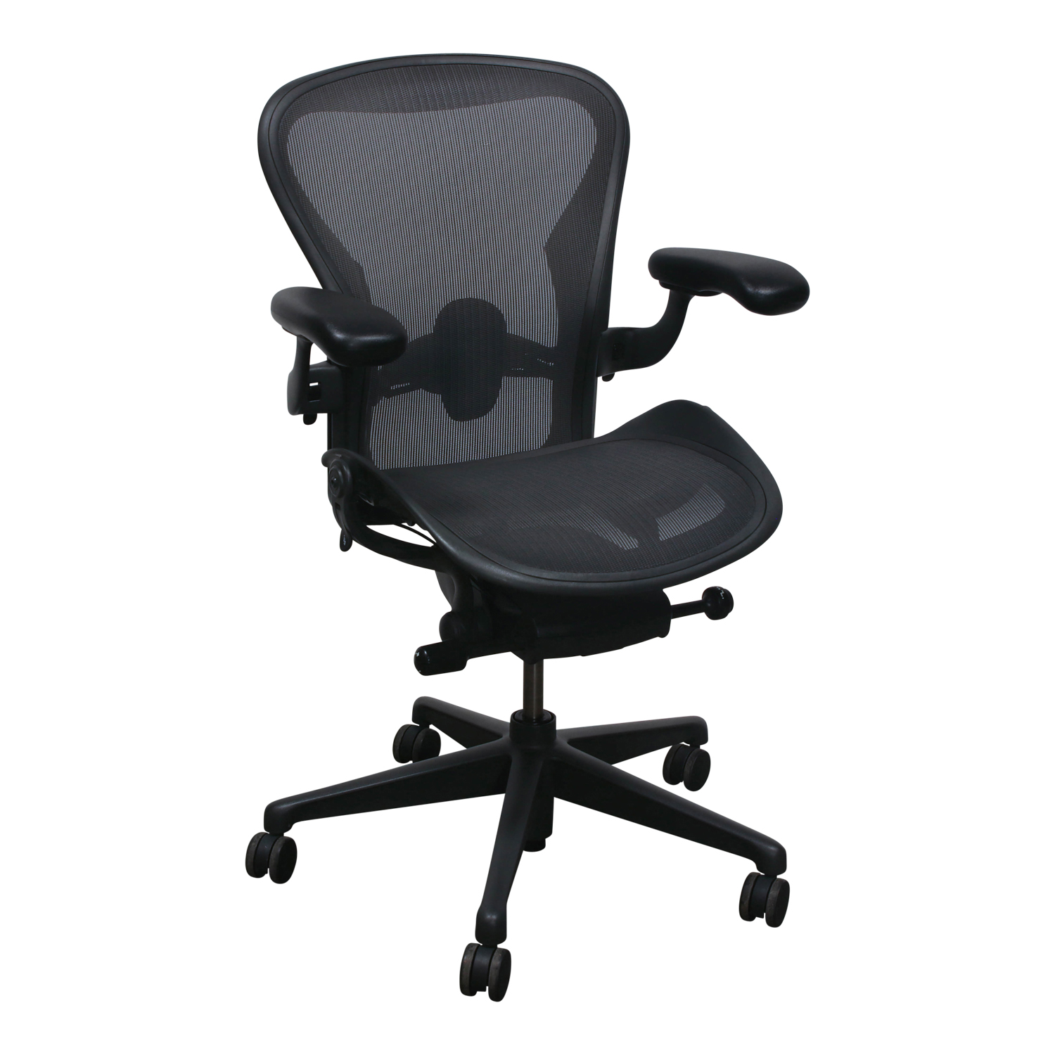 Herman Miller Aeron Remastered V2 Used Size B Task Chair, Graphite ...