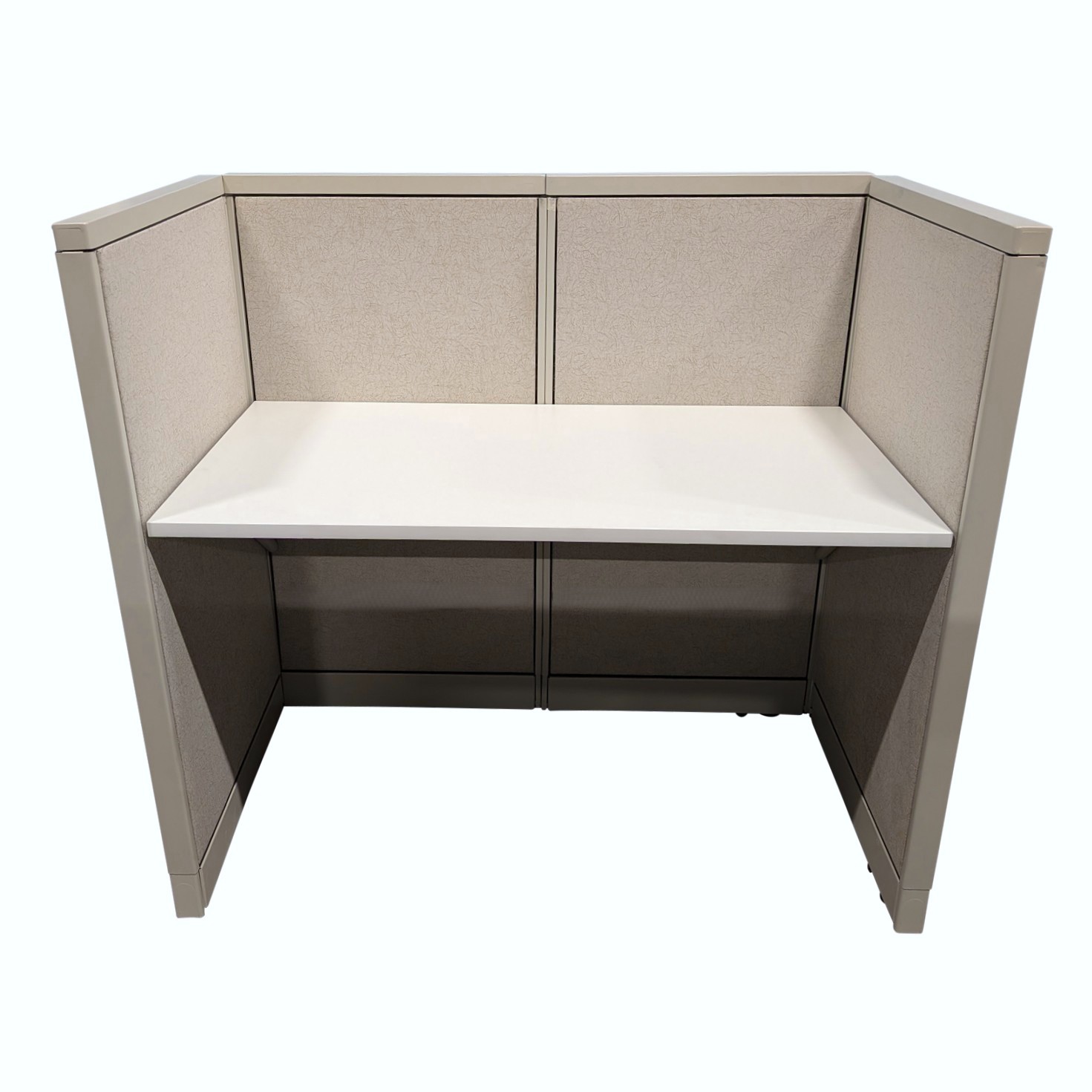 48x30 Steelcase Avenir Used Telemarketing Cubicle, Sand - Sold in Pods ...